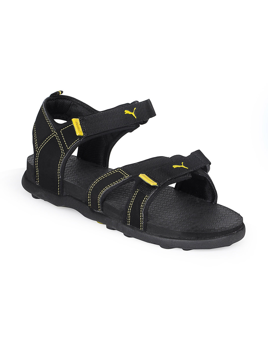 Buy Puma Men Black Techno Sandals - Sandals for Men 43890 | Myntra