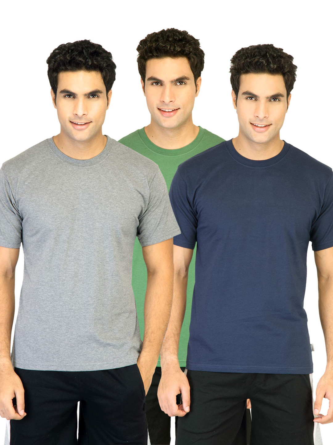 Buy Hanes Men Half Sleeve Pack Of 3 Innerwear T Shirts - Innerwear ...