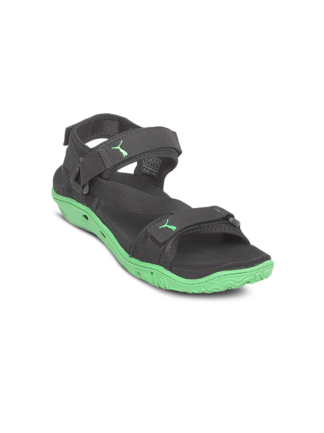 Buy Puma Unisex K9 Black Green Floater - Sandals for Unisex 6145 | Myntra