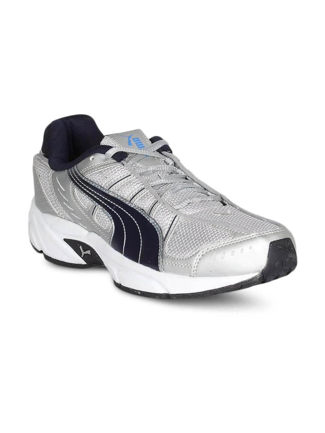 Buy Puma Unisex Tornado Silver Navy Shoes - Sports Shoes for Unisex ...