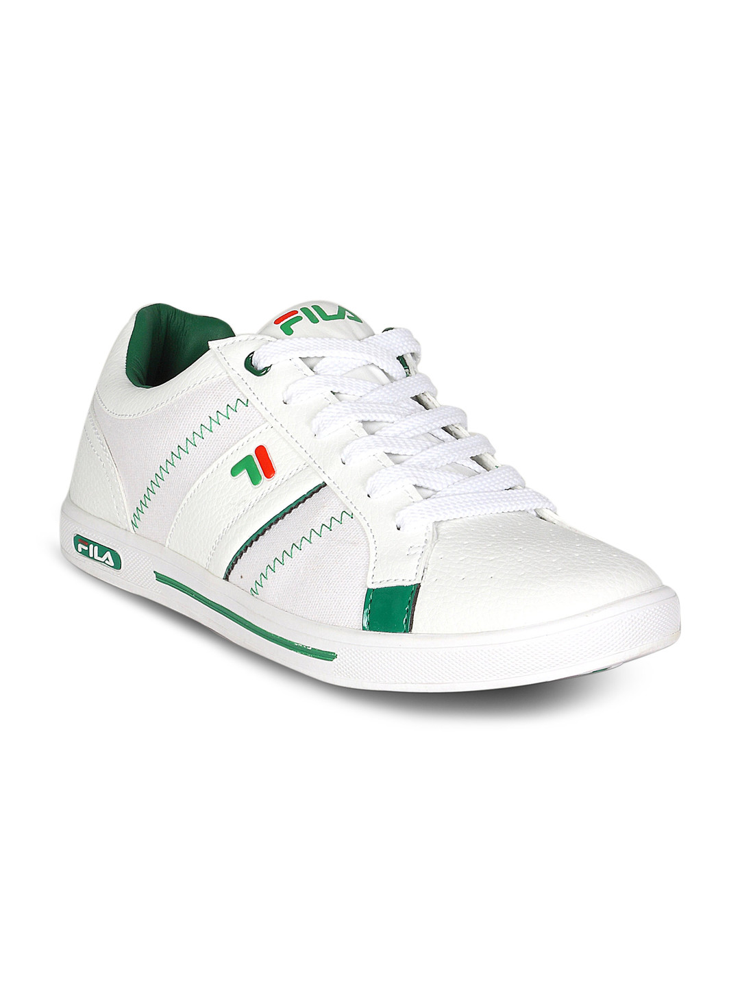 Buy Fila Men's Sniper White Green Shoe - Casual Shoes for Men 5043 | Myntra