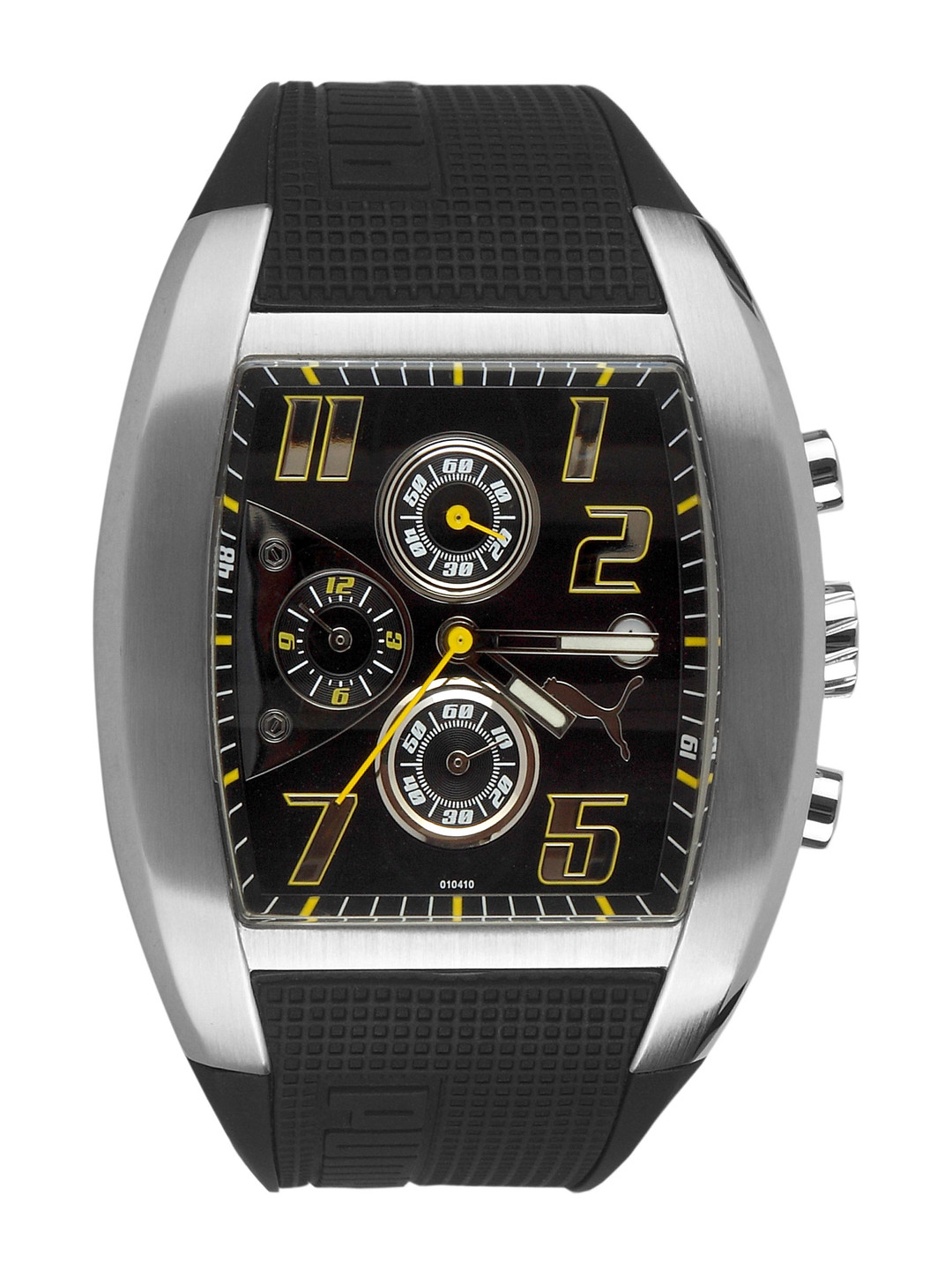 Buy Puma Men Top Indication Silver Black Watch - Watches for Men 11491 ...