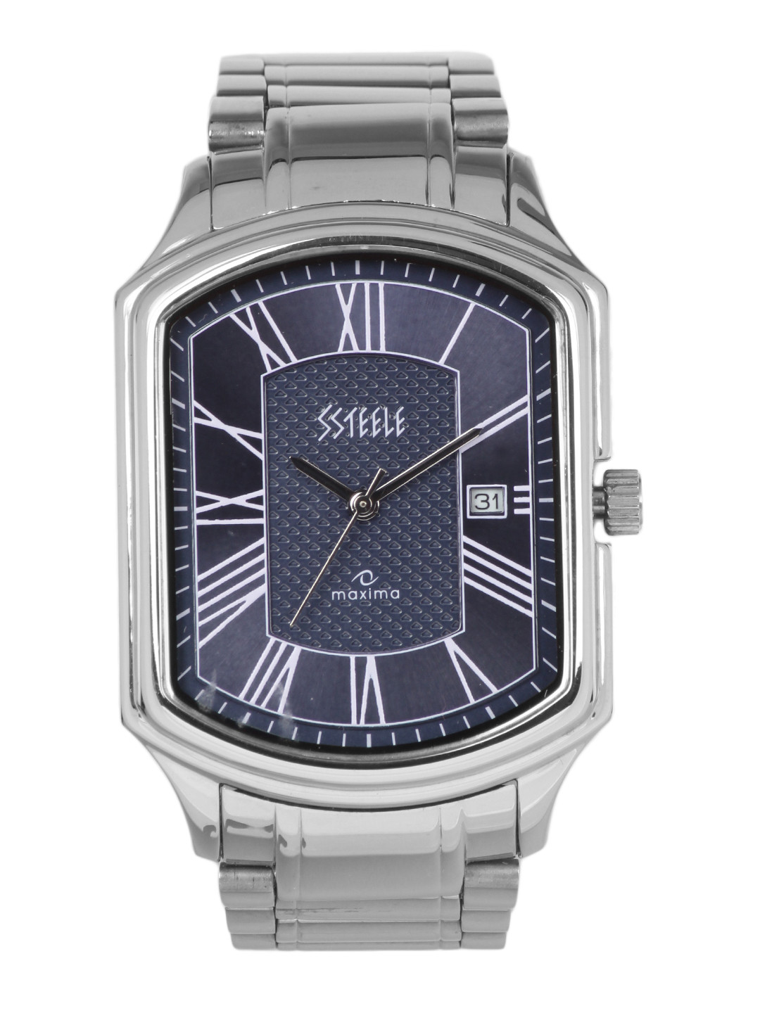 Buy Maxima Men Blue Dial Ssteele Watch - Watches for Men 36803 | Myntra
