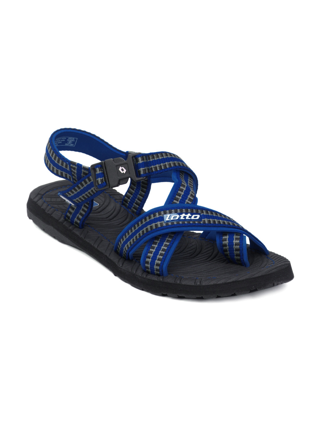 Buy Lotto Men Black Zeus Sandals - Sandals for Men 33656 | Myntra