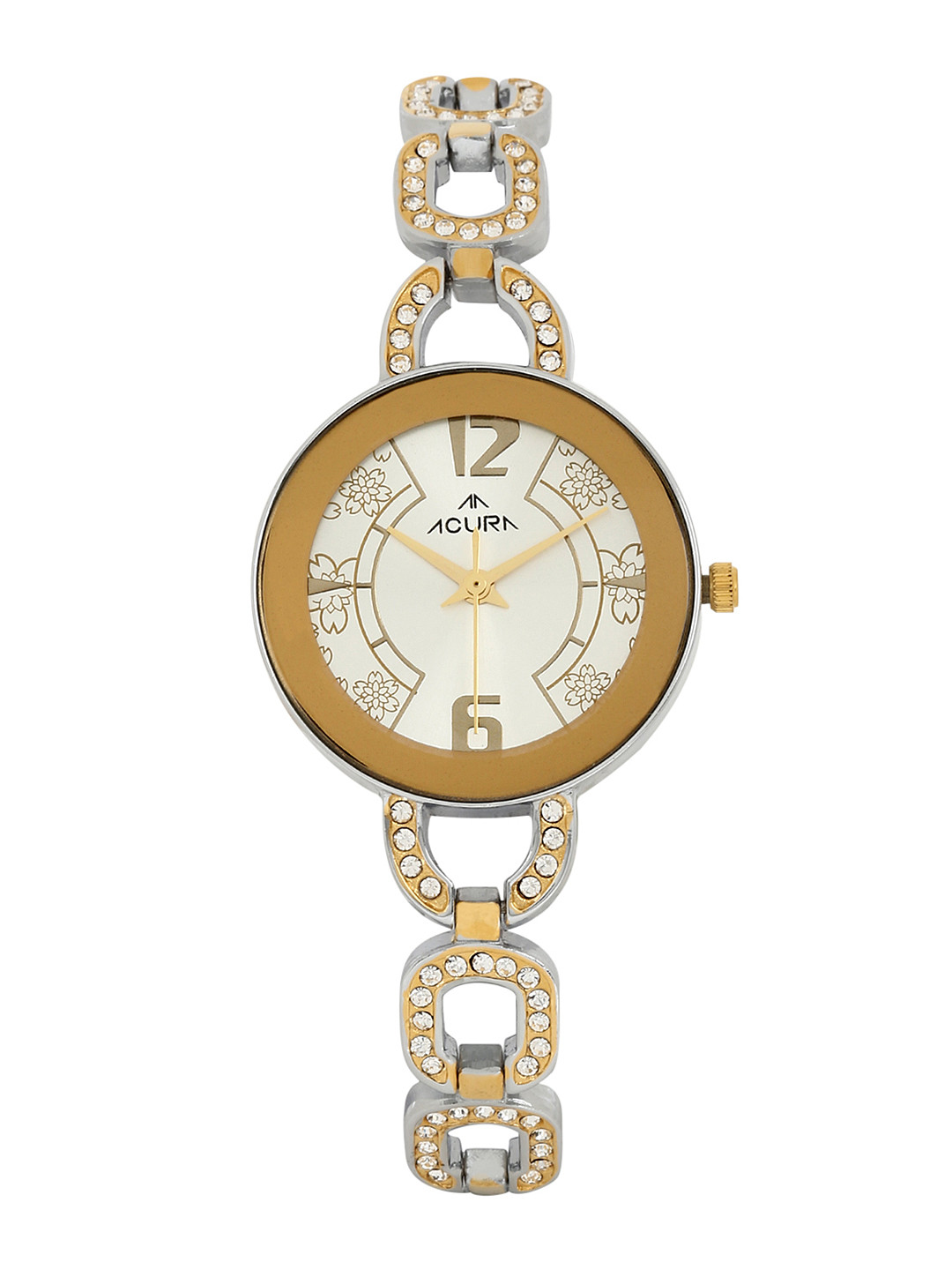 Buy Acura Women Silver Toned & Gold Toned Dial Watch ACUF 73 - Watches ...
