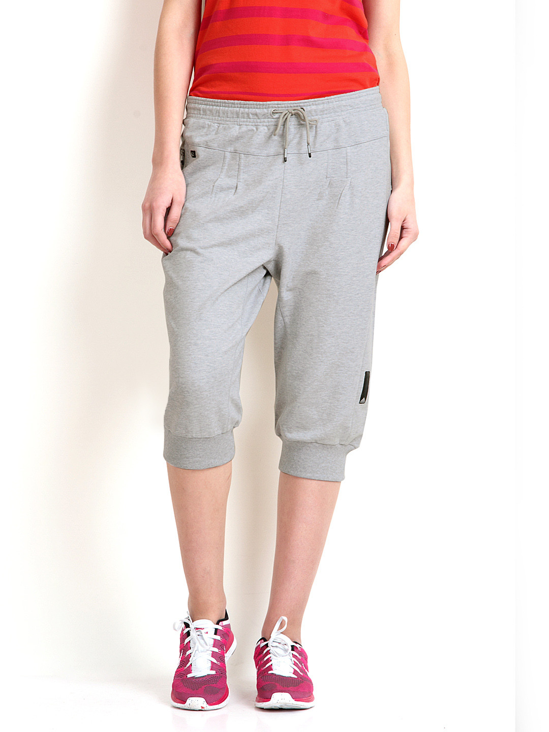 Buy ADIDAS Women Grey Capris - Capris for Women 173529 | Myntra