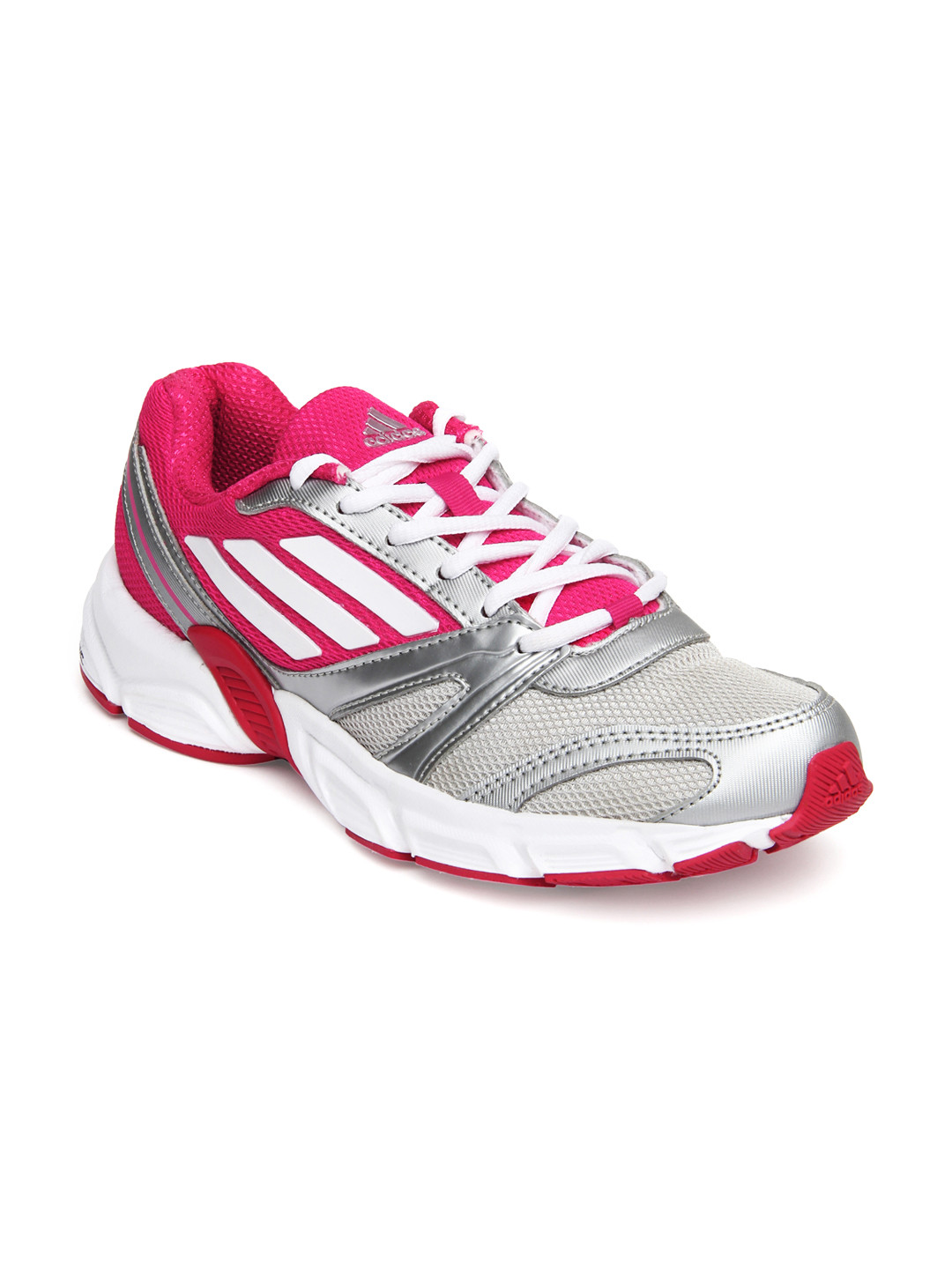 Buy ADIDAS Women Silver Toned & Pink Hachi W Sports Shoes - Sports ...