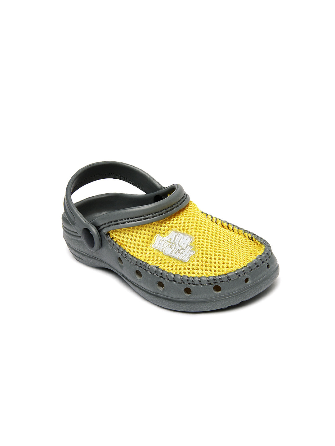 Buy Airwalk Boys Yellow & Grey Clogs - Sandals for Boys 277670 | Myntra