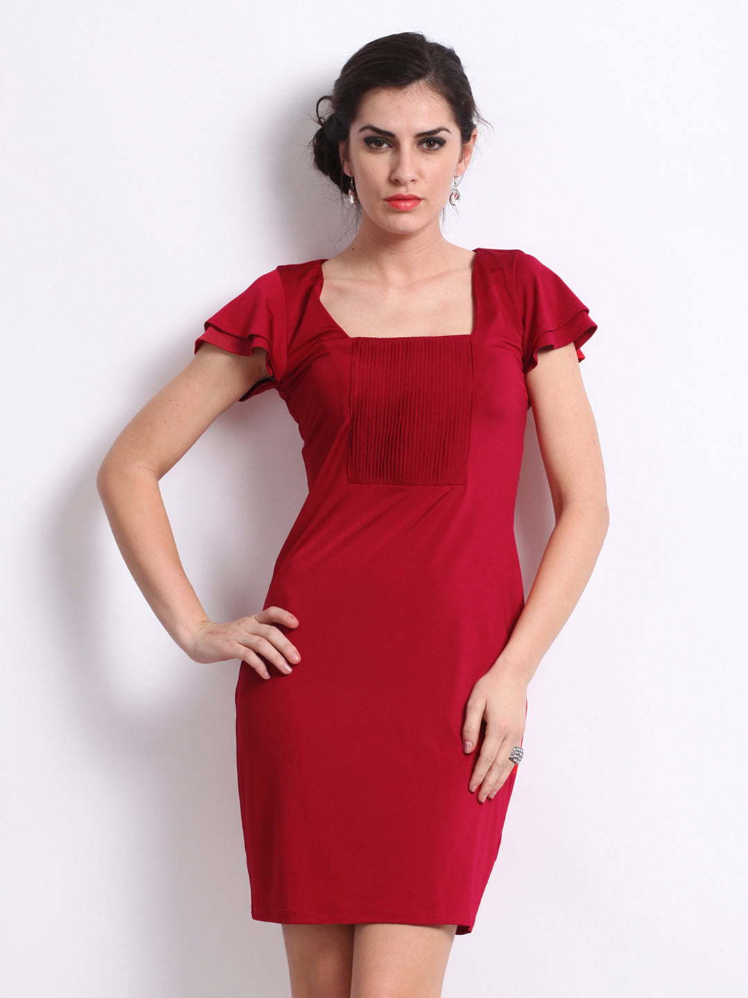 Buy Avirate Red Tailored Dress - Dresses for Women 232810 | Myntra