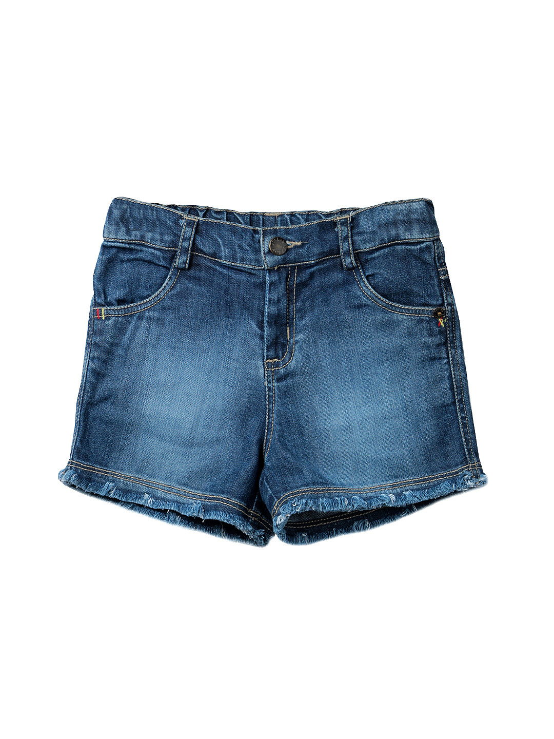 Buy Beebay Girls Blue Denim Shorts - Shorts for Girls 668575 | Myntra