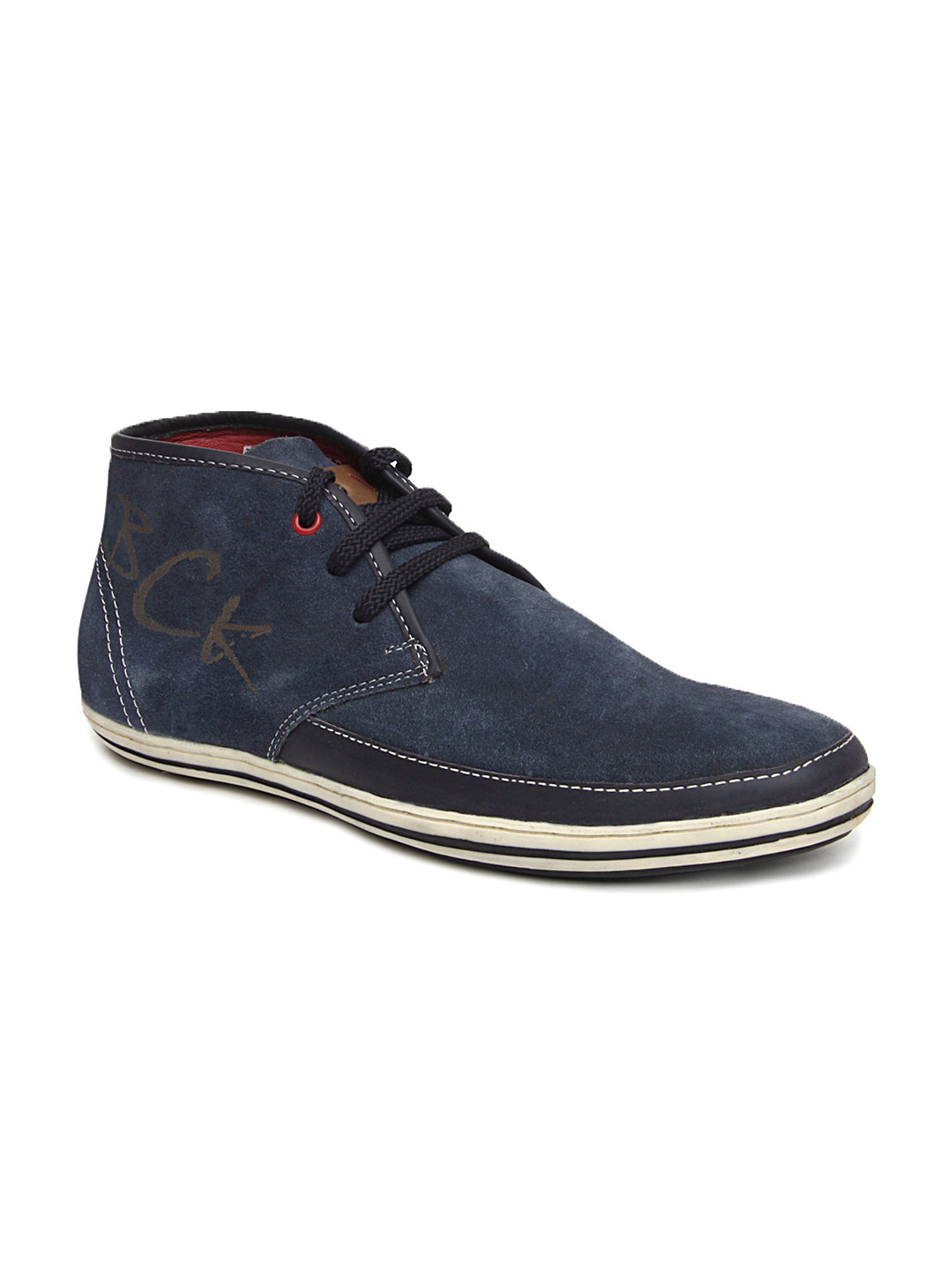 Buy Buckaroo Men Blue Suede Casual Shoes - Casual Shoes for Men 204362 ...