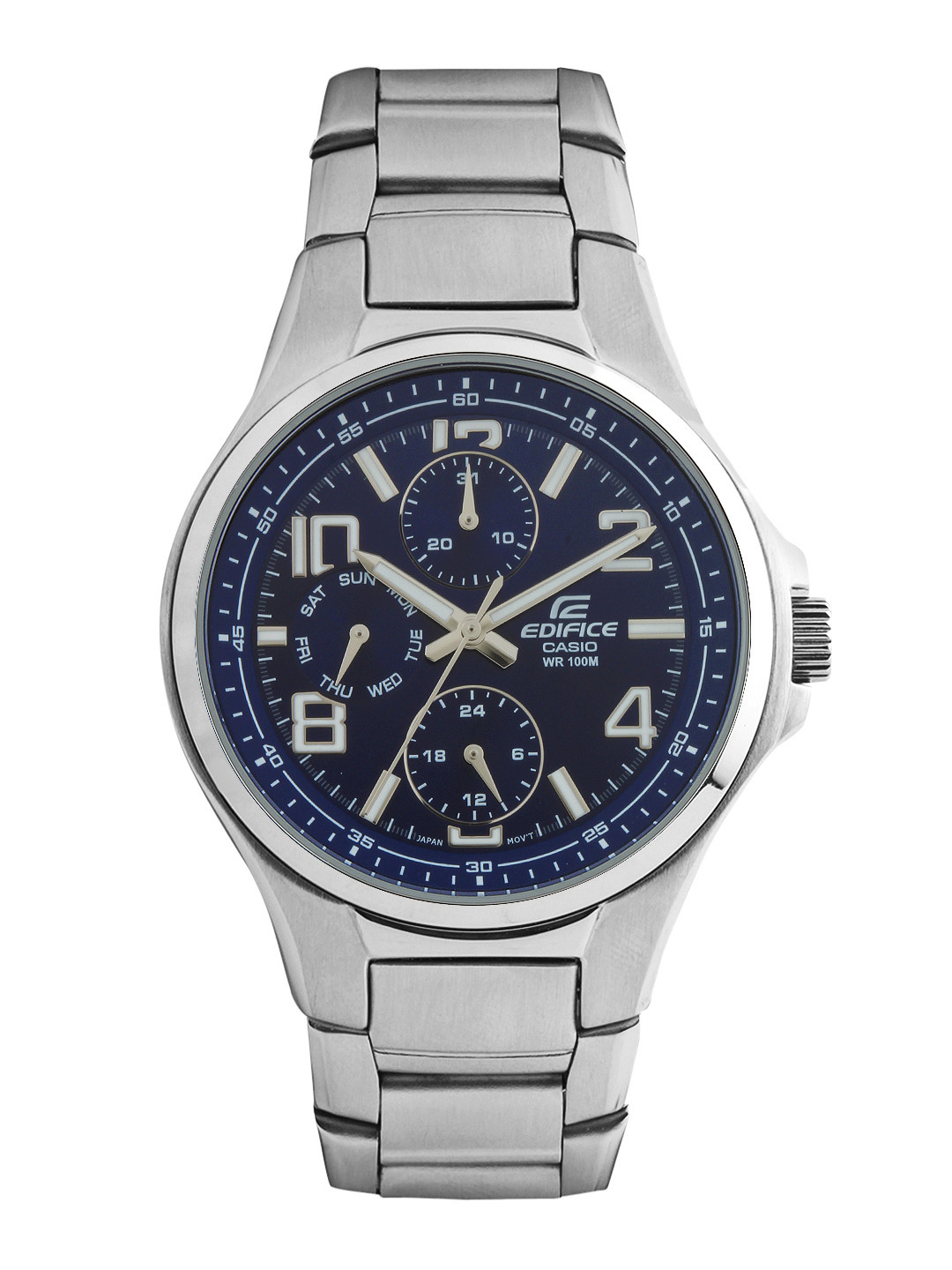 Buy Casio Edifice Blue Dial Watch EX133 EFR 301D 2AVUDF - Watches for ...