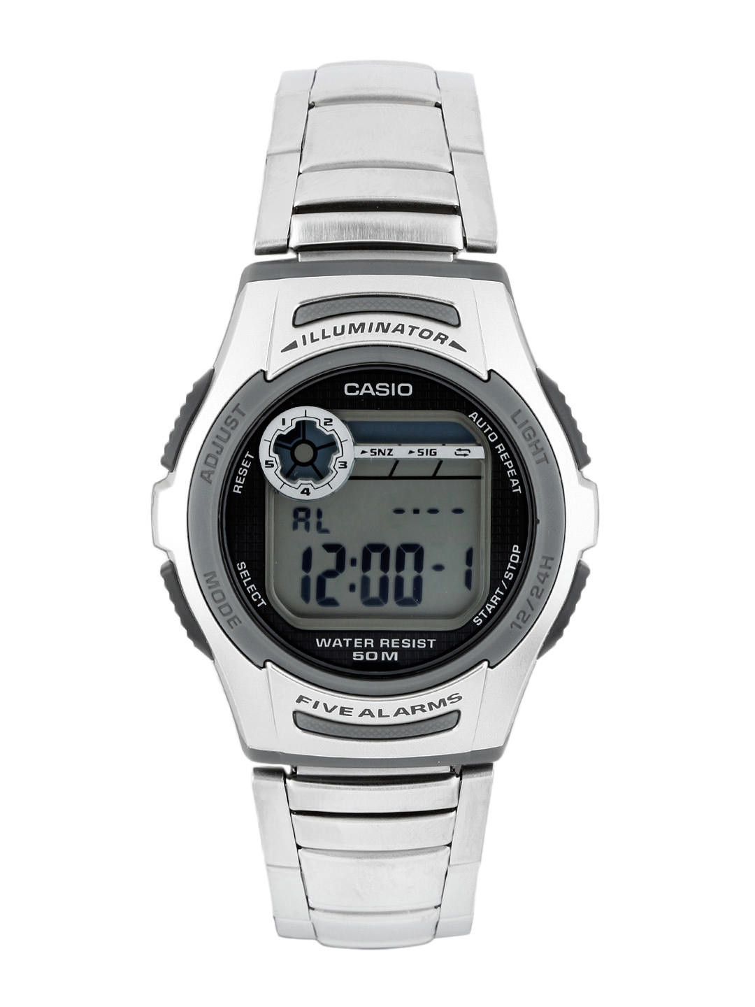 Buy CASIO Youth Men Metallic Toned Digital Watch D069 - Watches for Men ...
