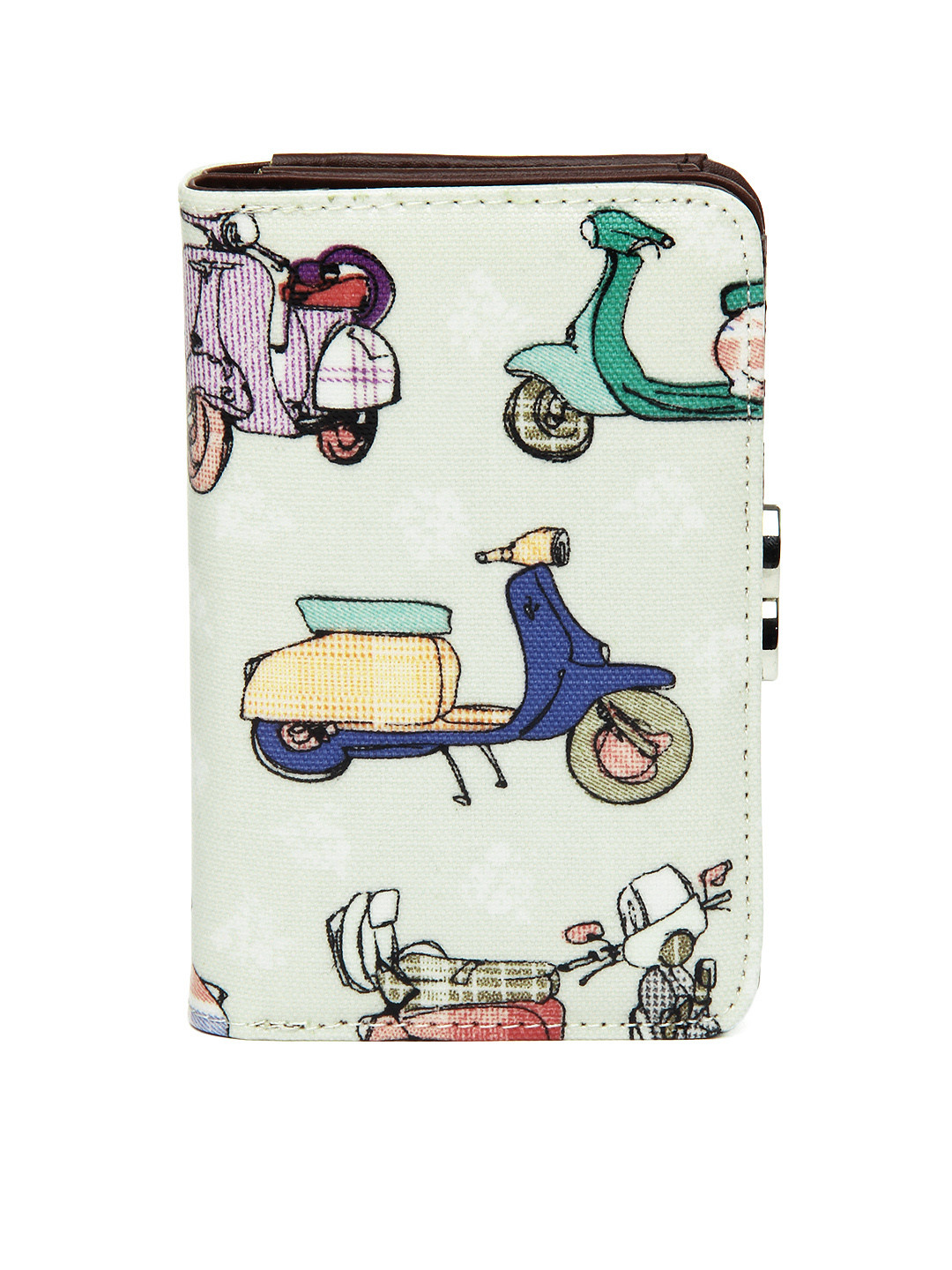 Buy Cherokee Women Cream Toned Printed Wallet - Wallets for Women ...