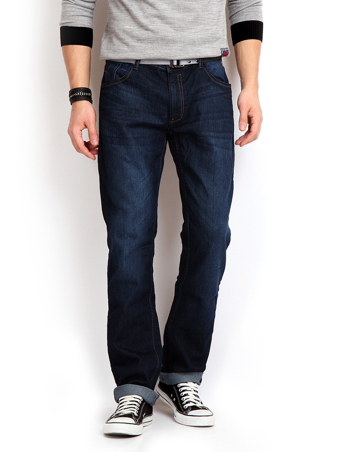Buy Colt Men Blue Justin Slim Fit Jeans - Jeans for Men 173672 | Myntra