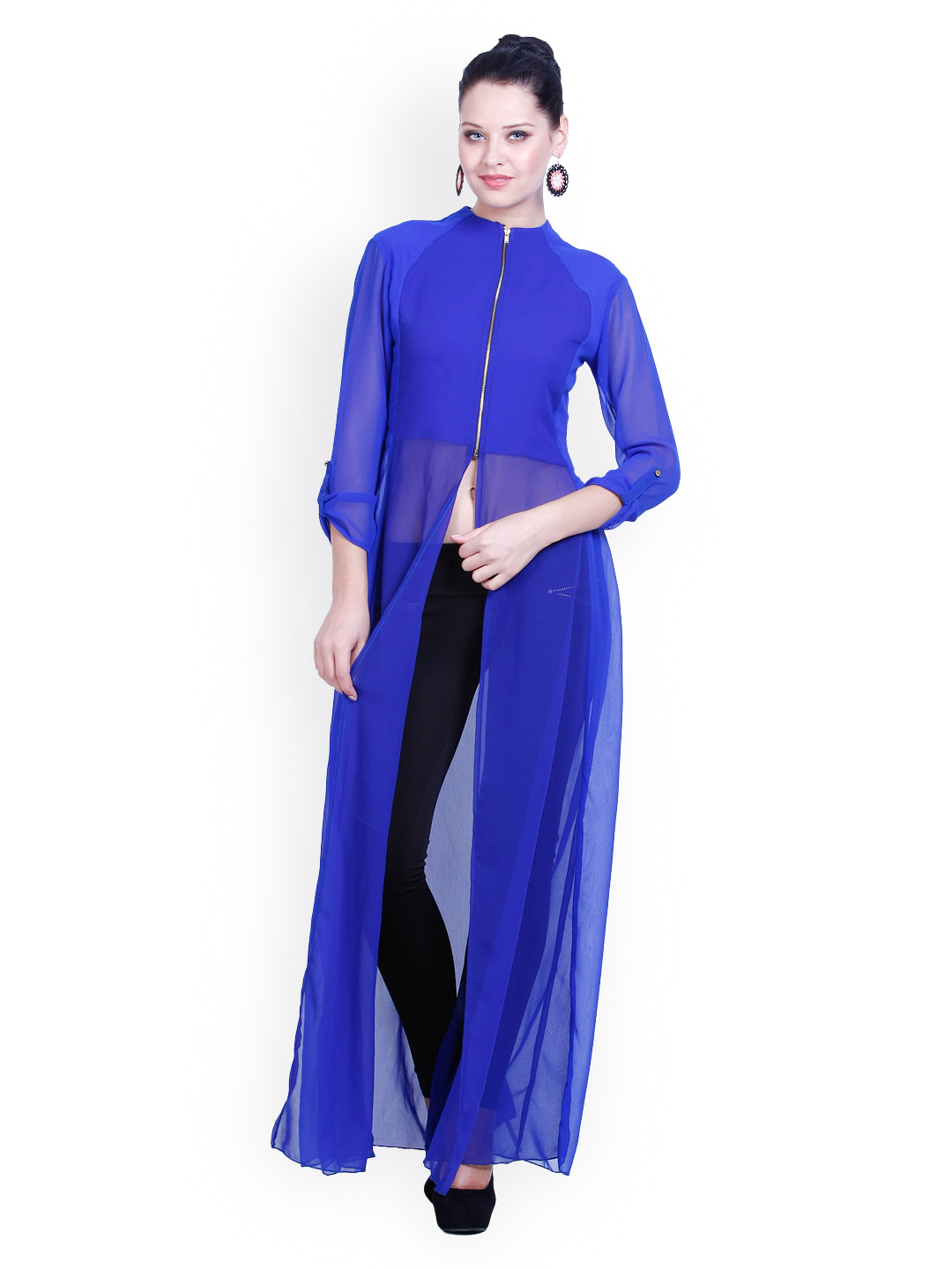 Buy D&S Women Blue Jacket - Jackets for Women 531703 | Myntra