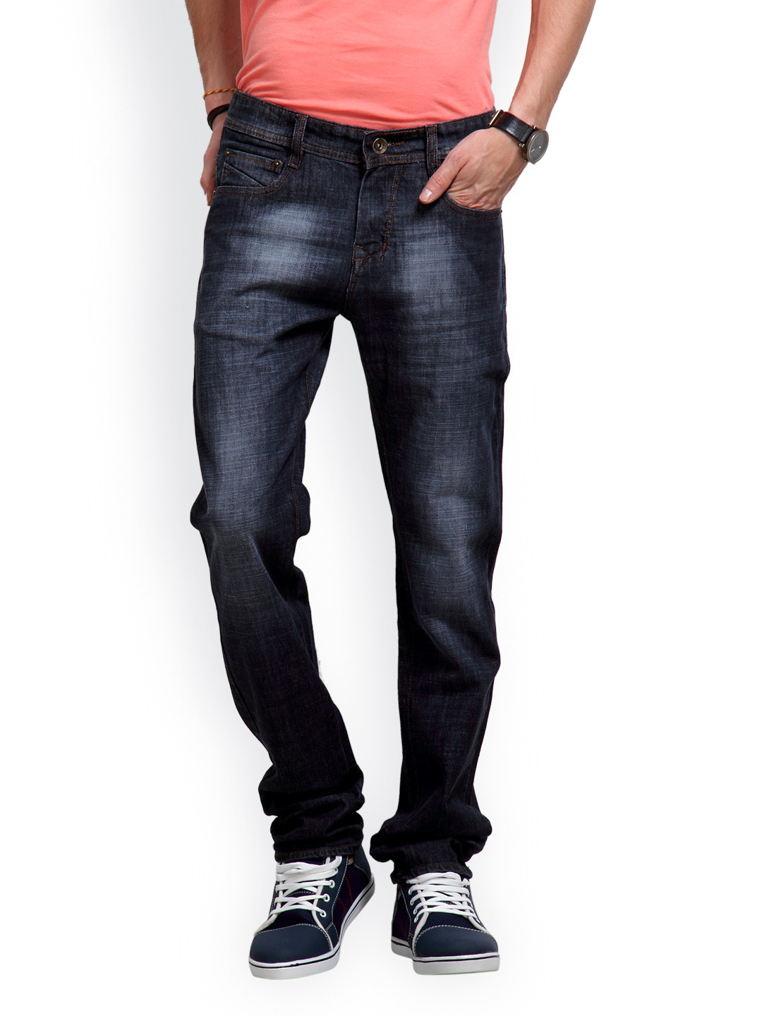 Buy Design Roadies Men Blue Narrow Fit Jeans - Jeans for Men 340136 ...