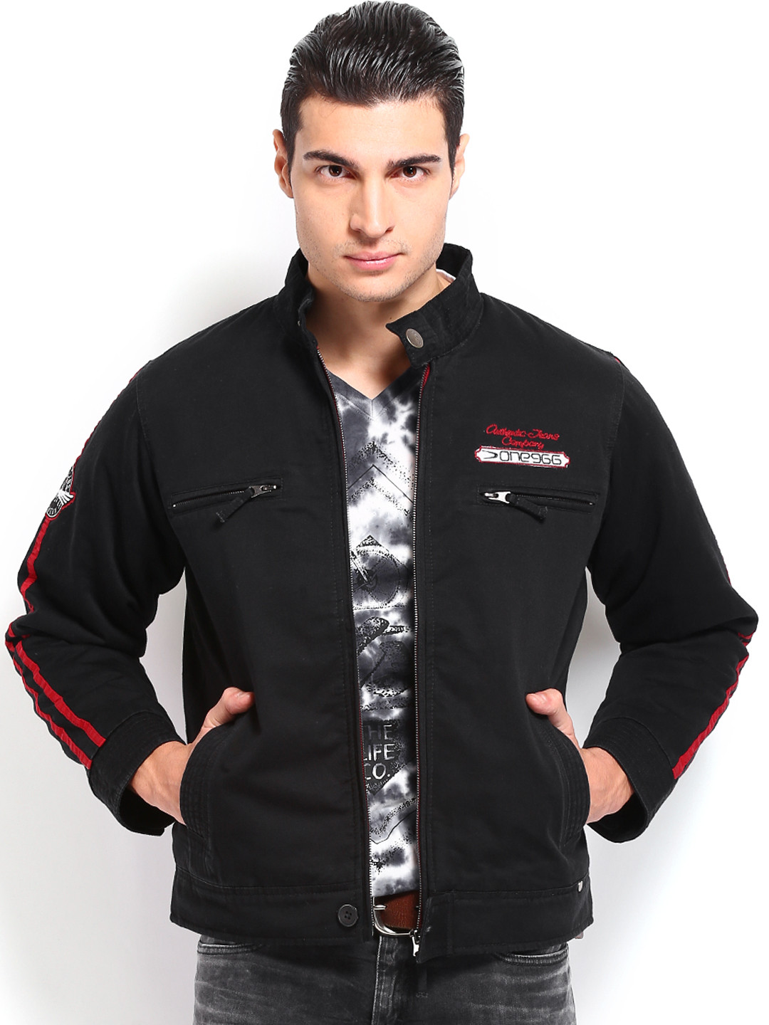 Buy Duke Men Black Jacket - Jackets for Men 544073 | Myntra