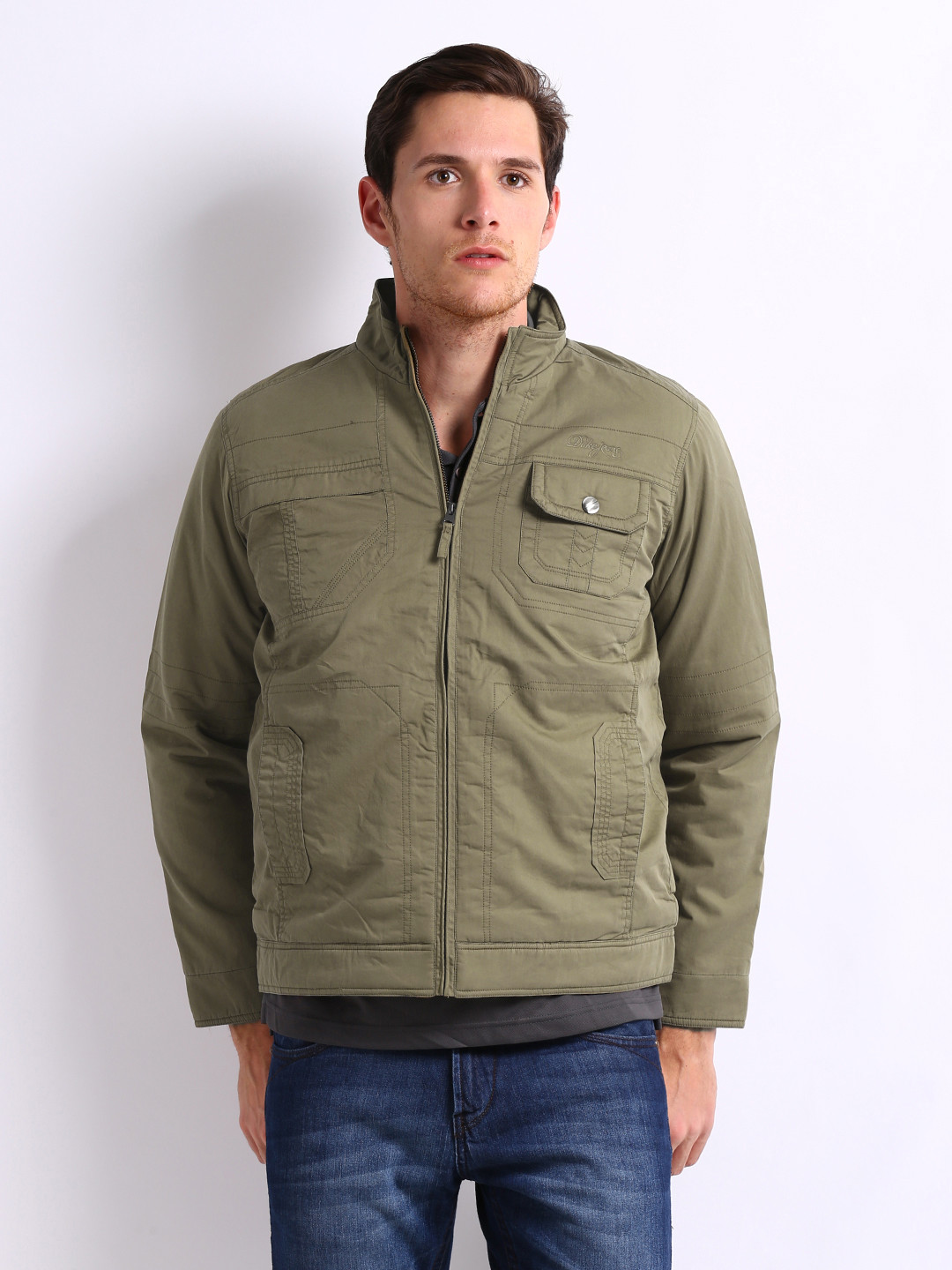 Buy Duke Men Khaki Jacket - Jackets for Men 216792 | Myntra