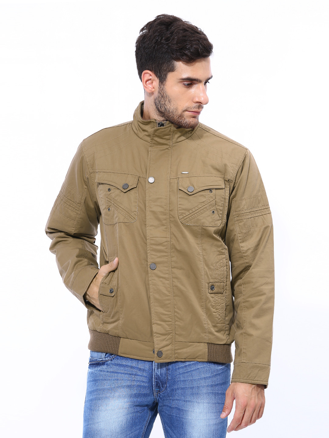 Buy Duke Men Khaki Jacket - Jackets for Men 419006 | Myntra