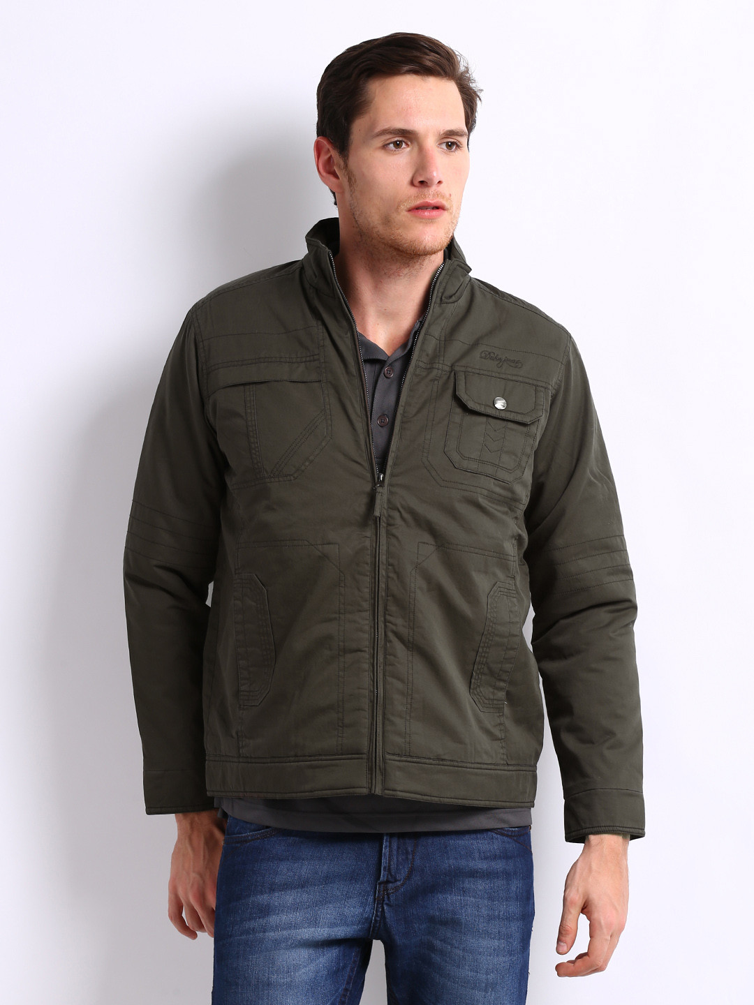 Buy Duke Men Charcoal Grey Jacket - Jackets for Men 216793 | Myntra