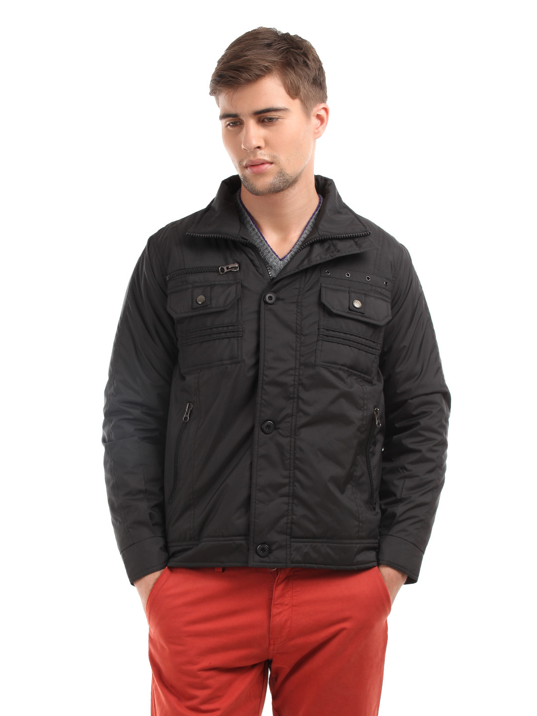Buy Duke Men Black Jacket - Jackets for Men 93049 | Myntra