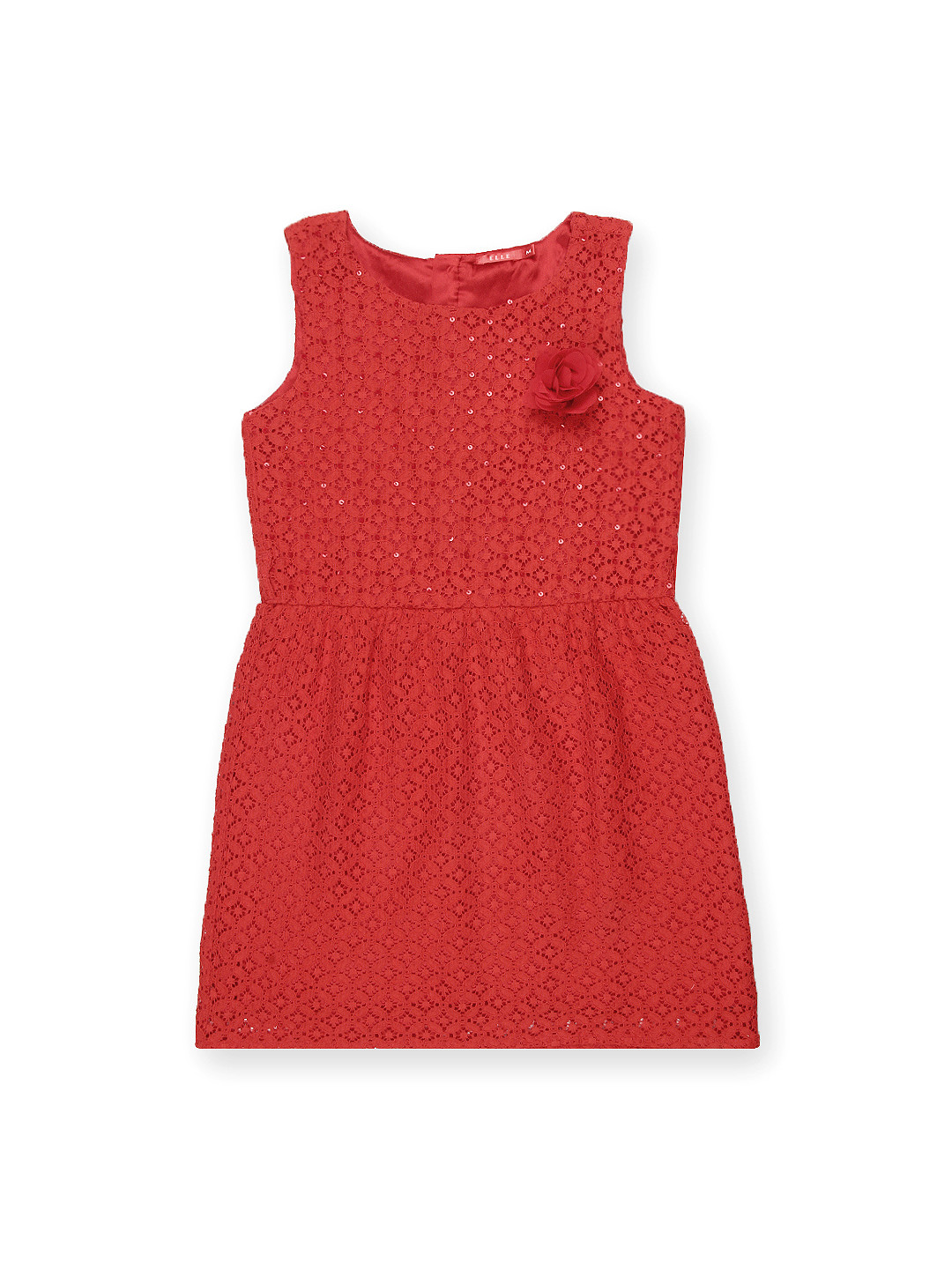 Buy Elle Kids Girls Red Fit & Flare Dress - Dresses for Girls 419061 ...