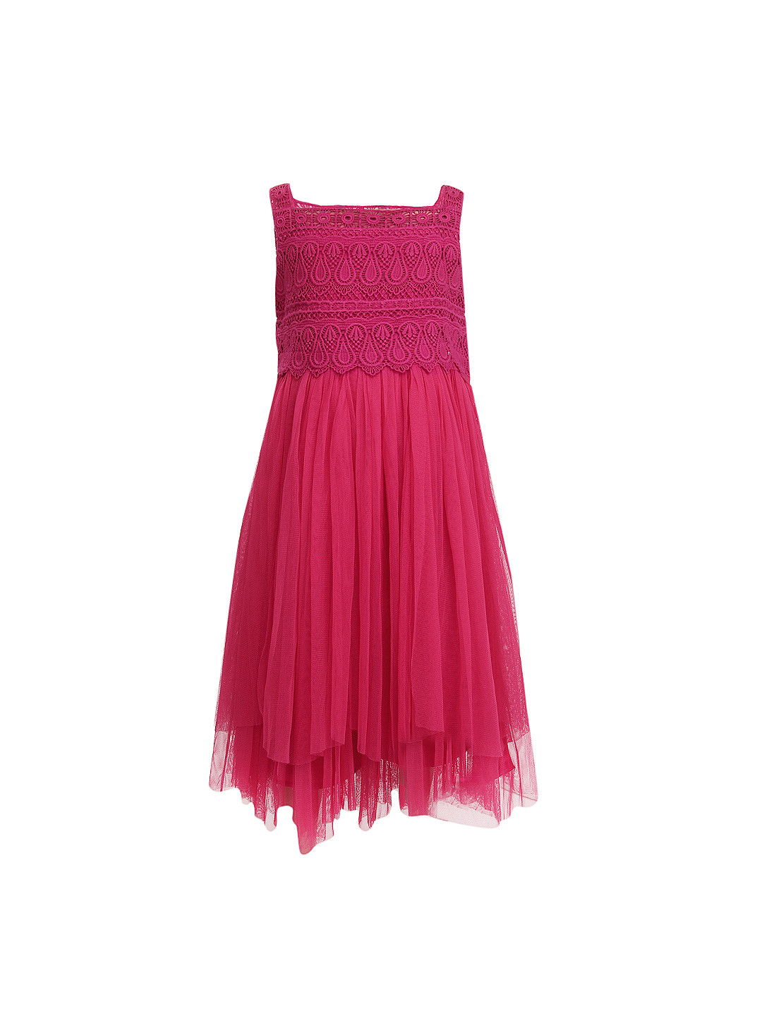 Buy Elle Kids Girls Pink Dress - Dresses for Girls 247537 | Myntra
