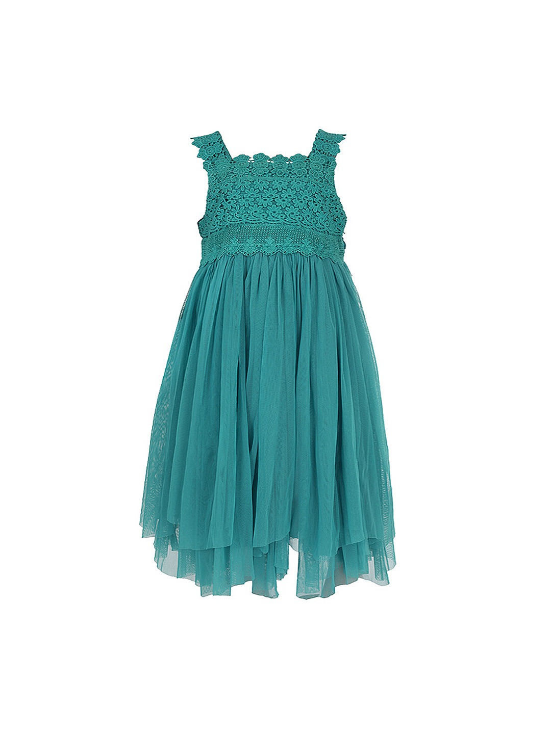 Buy Elle Kids Turquoise Blue Net Party Dress - Dresses for Girls 124896 ...