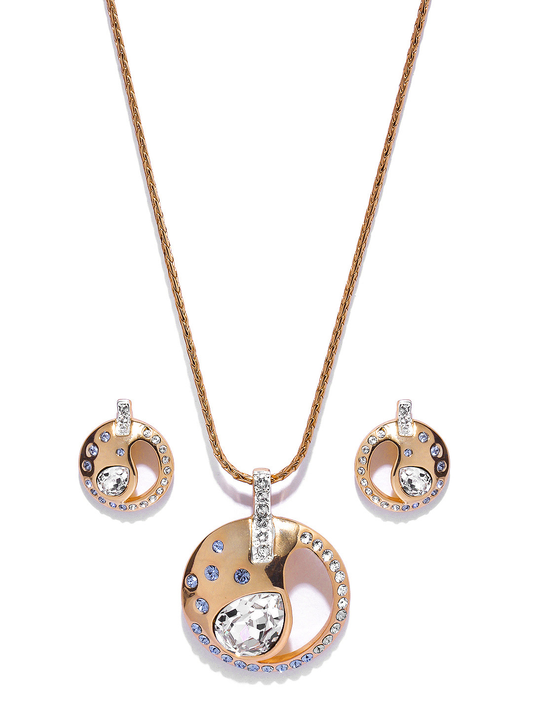 Buy Estelle Gold Plated Jewellery Set - Jewellery Set for Women 205697 ...