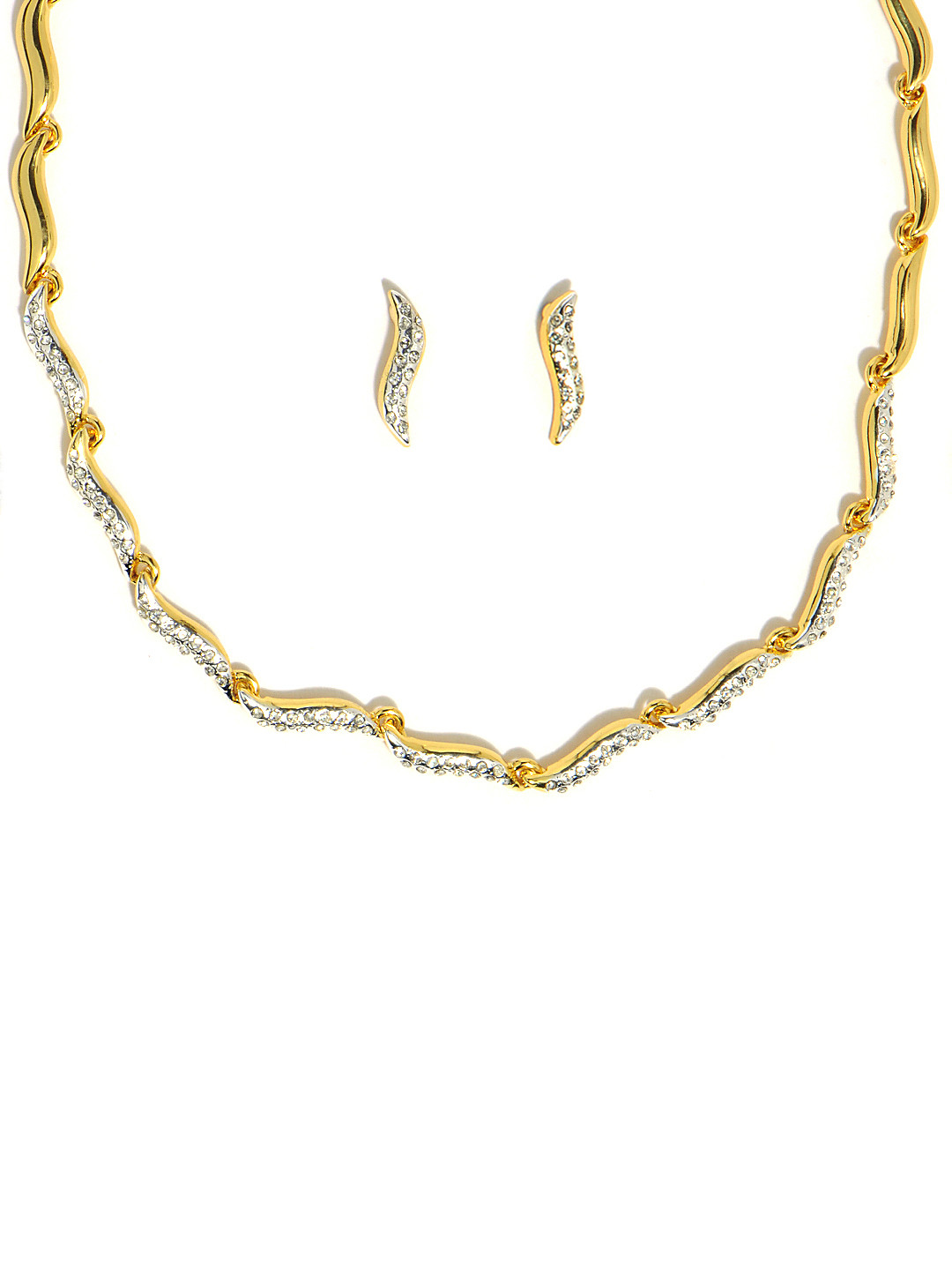 Buy Estelle Gold Plated Jewellery Set - Jewellery Set for Women 153597 ...