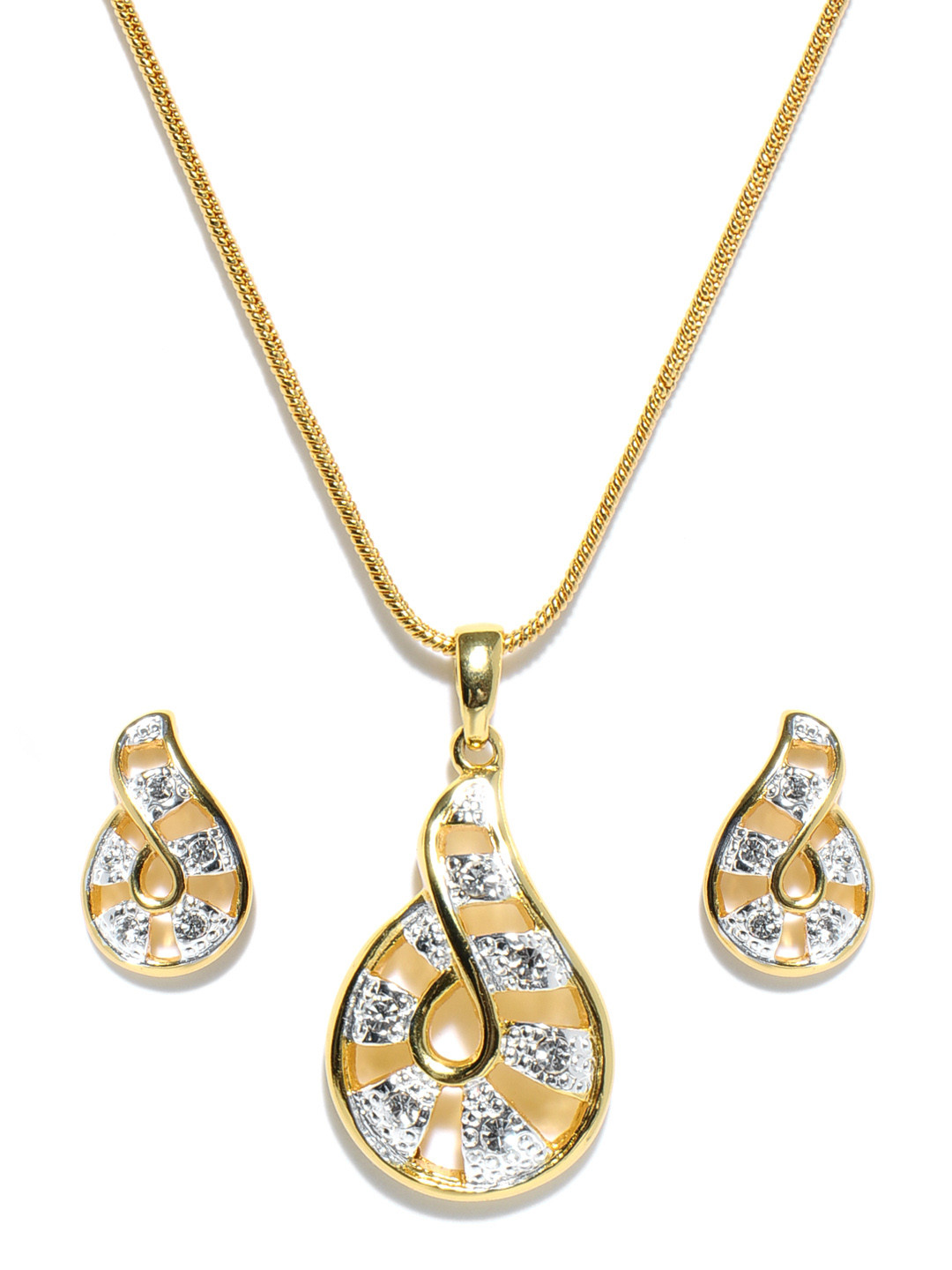 Buy Estelle Gold Plated Earring & Pendant Set - Jewellery Set for Women ...