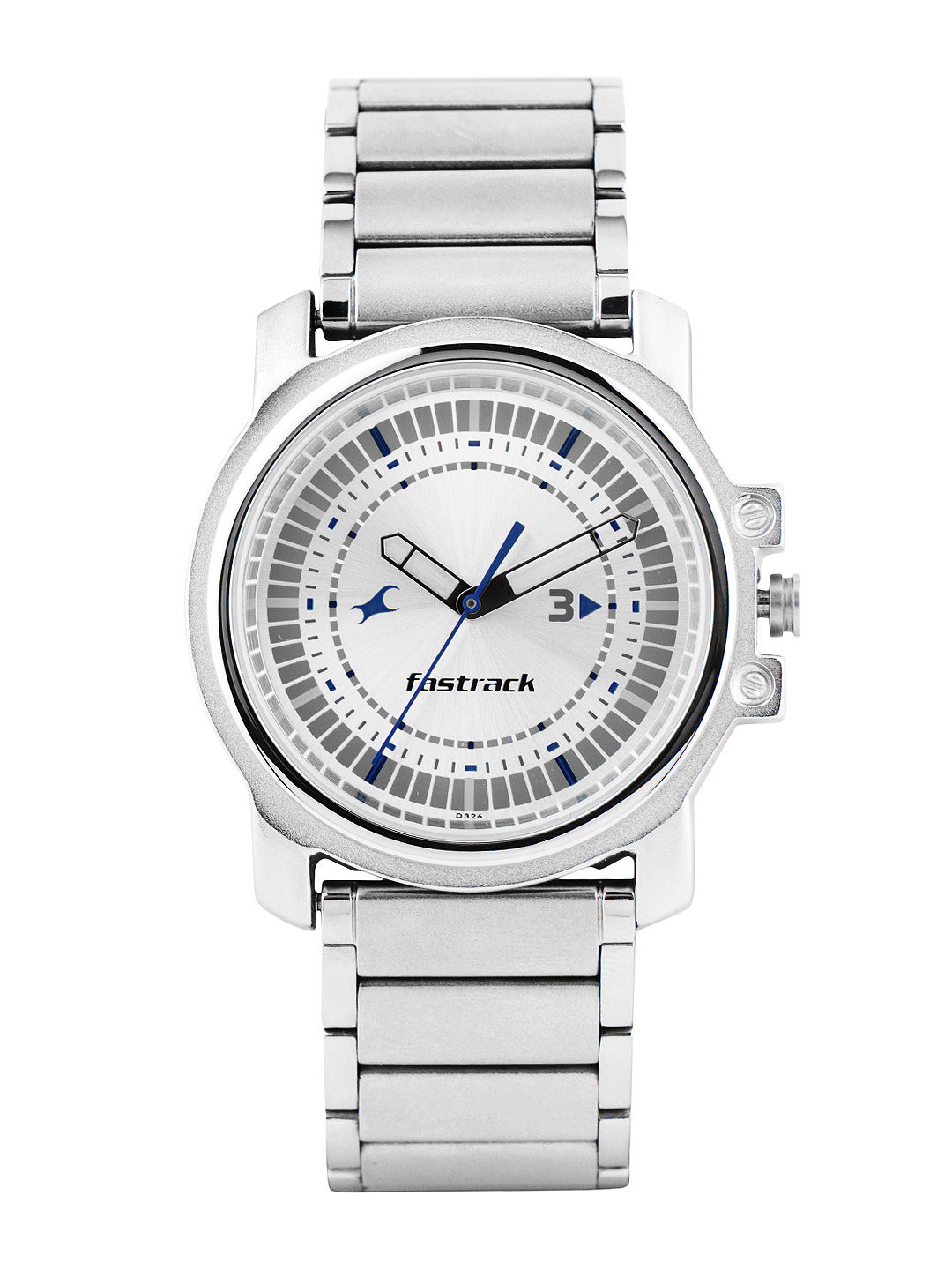 Buy Fastrack Men Silver Toned Dial Watch 3039SM03 - Watches for Men ...