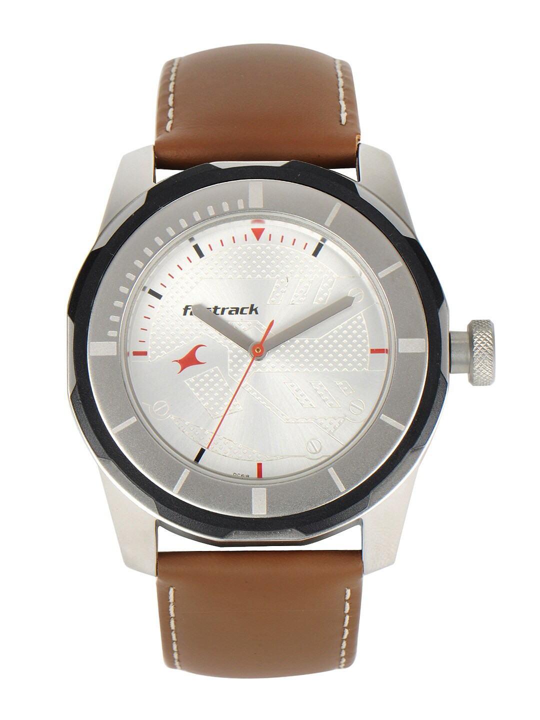 Buy Fastrack Men Silver Toned Dial Watch 3099SL01 - Watches for Men ...