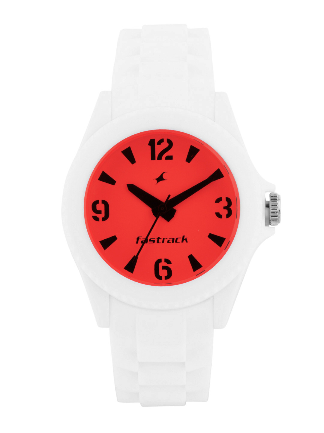 Buy Fastrack Unisex Red Dial Watch ND9911PP18J - Watches for Unisex ...