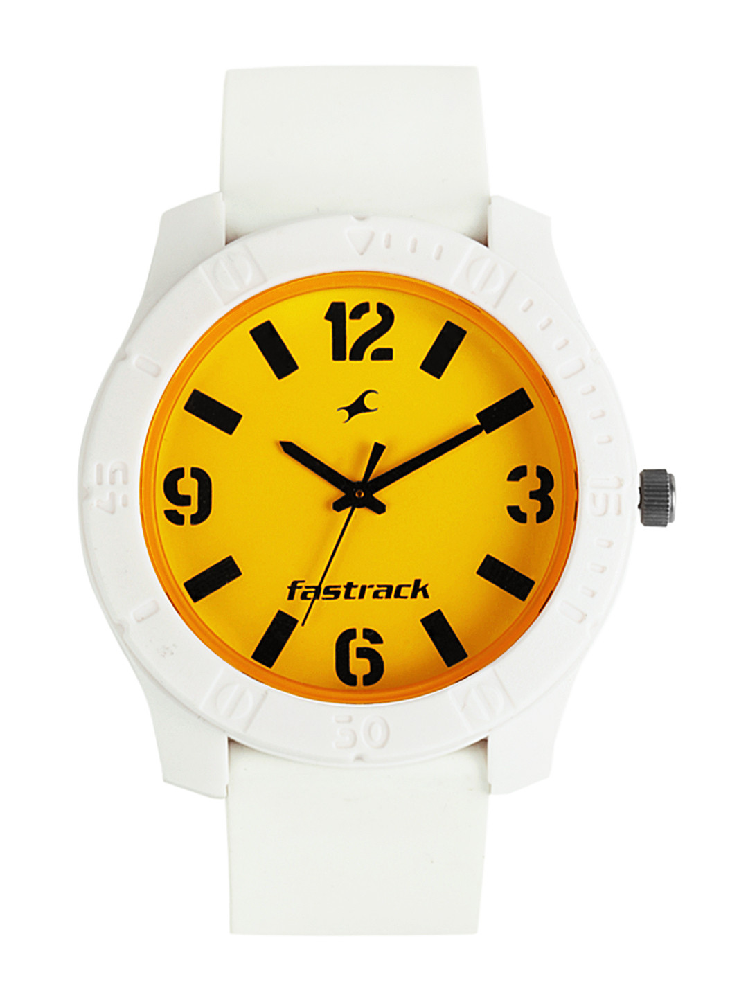 Buy Fastrack Unisex Yellow Dial Watch 3062PP27 - Watches for Unisex ...
