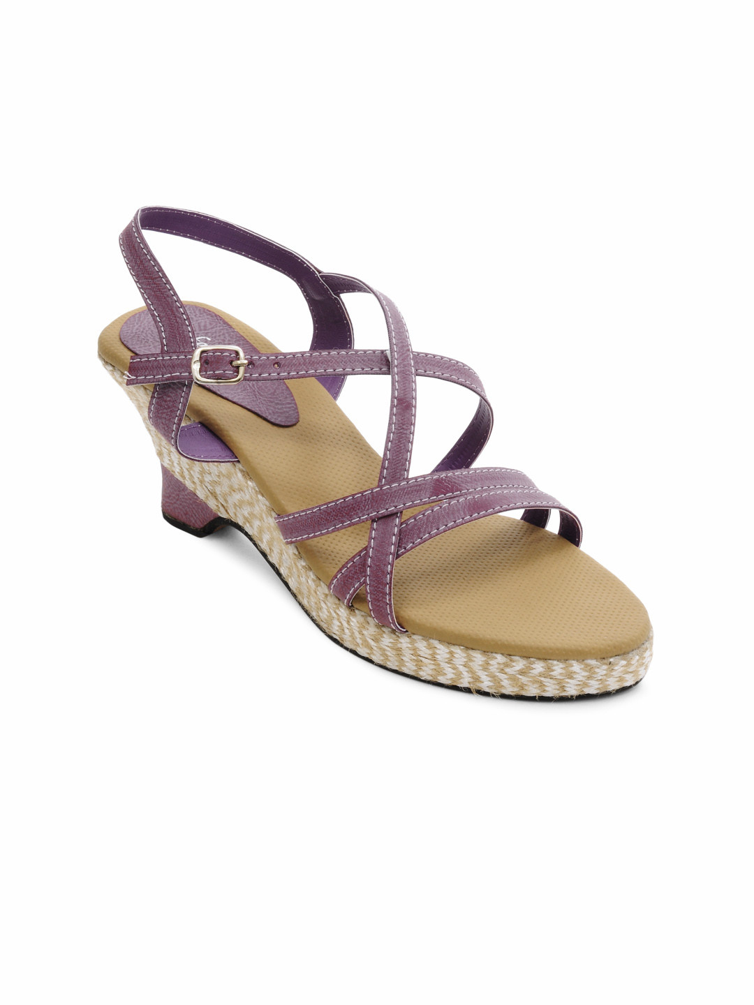 Buy Femme Women Purple Sandals - Heels for Women 84994 | Myntra