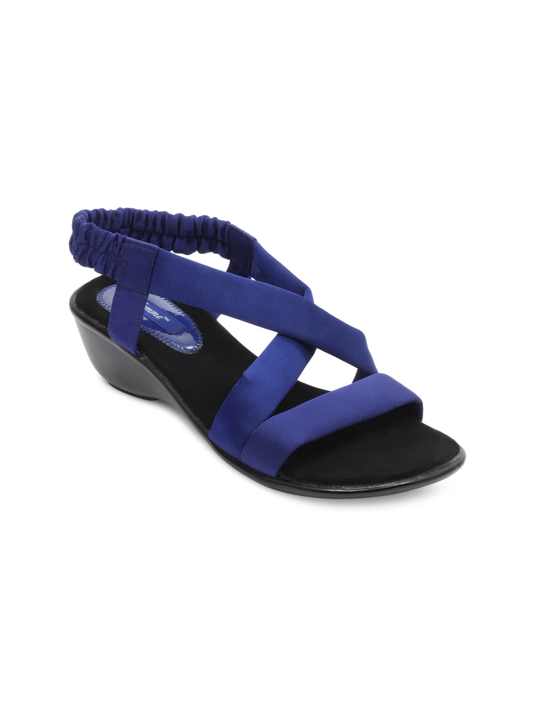Buy Femme Women Blue Sandals - Heels for Women 84742 | Myntra