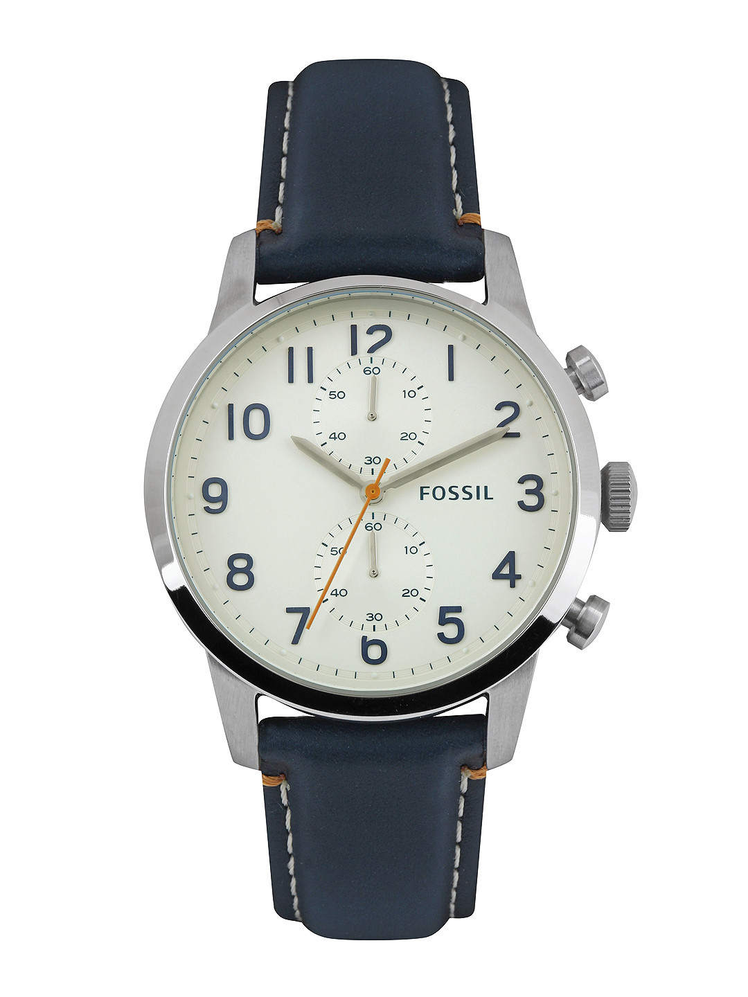 Buy Fossil Men Off White Dial Chronograph Watch FS4932I - Watches for ...