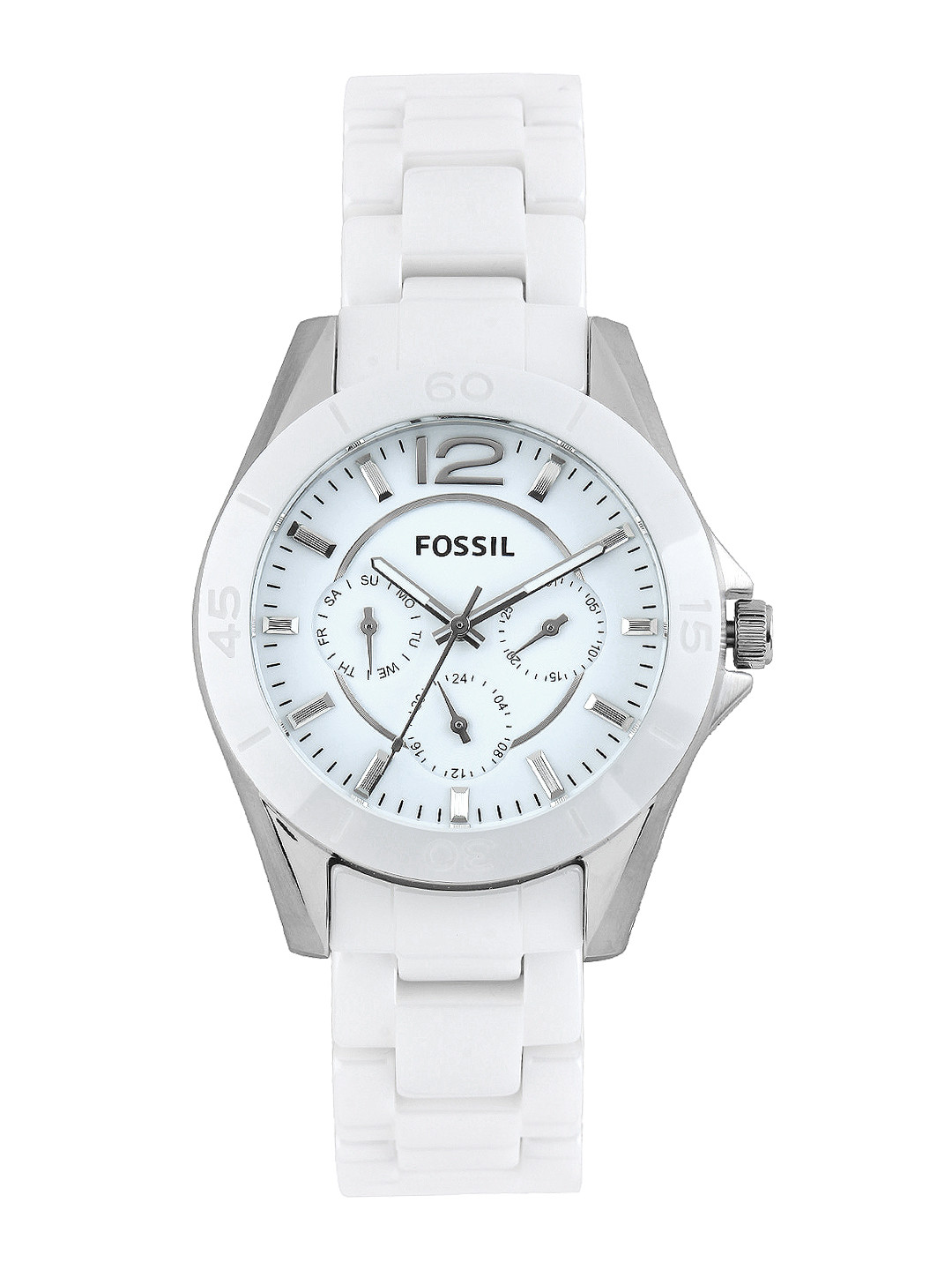 Buy Fossil Women White Dial Watch - Watches for Women 177184 | Myntra