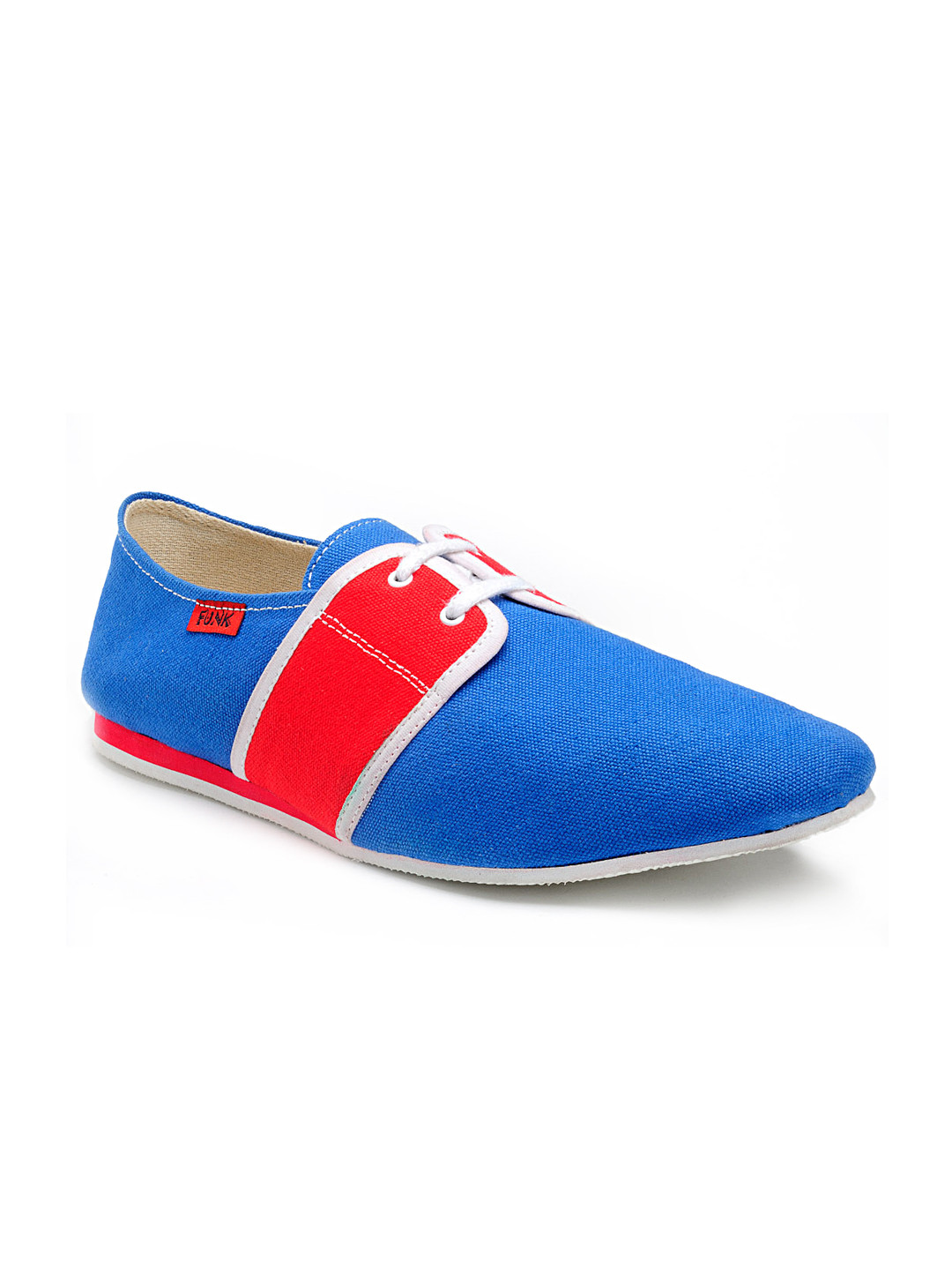 Buy Funk Men Blue & Red Casual Shoes - Casual Shoes for Men 278423 | Myntra
