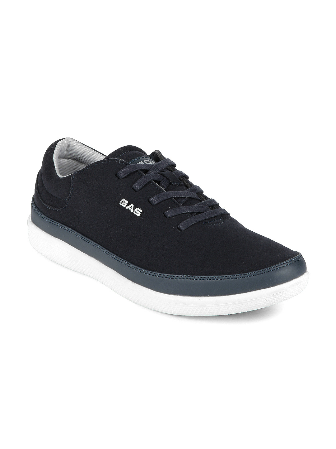 Buy GAS Men Navy Seude Casual Shoes - Casual Shoes for Men 228391 | Myntra