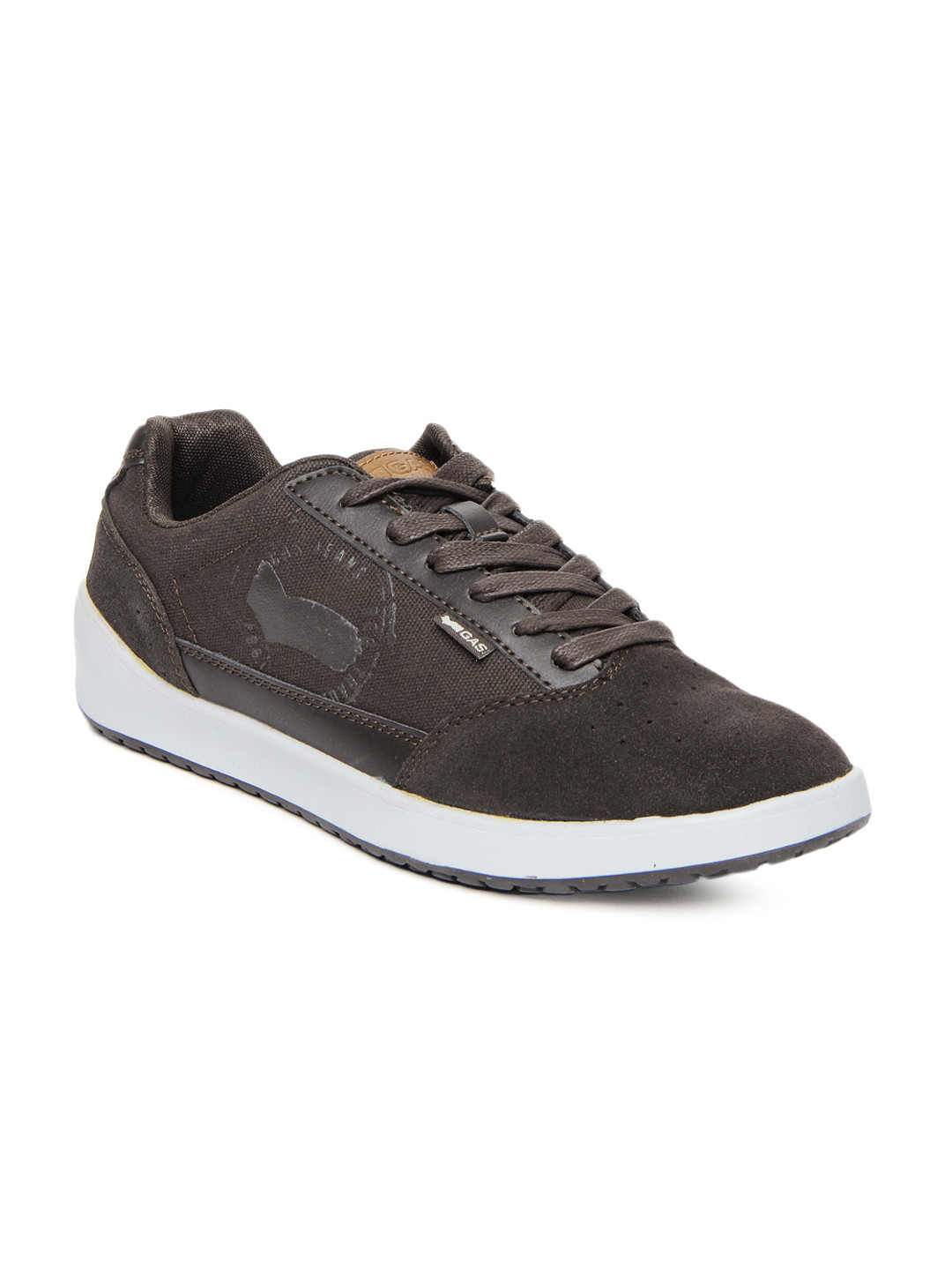 Buy GAS Men Brown Route Casual Shoes - Casual Shoes for Men 303380 | Myntra