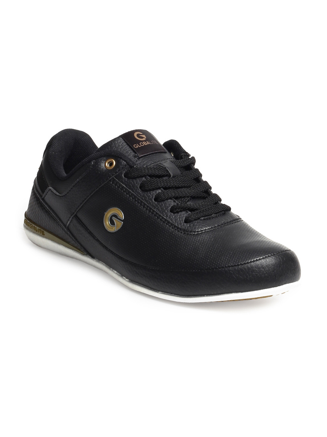 Buy Globalite Men Black Sneakers - Casual Shoes for Men 94195 | Myntra