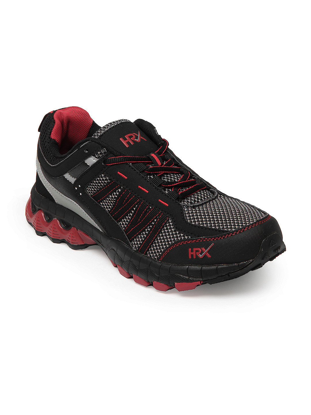 Buy HRX By Hrithik Roshan Men Black & Red Sports Shoes - Sports Shoes ...