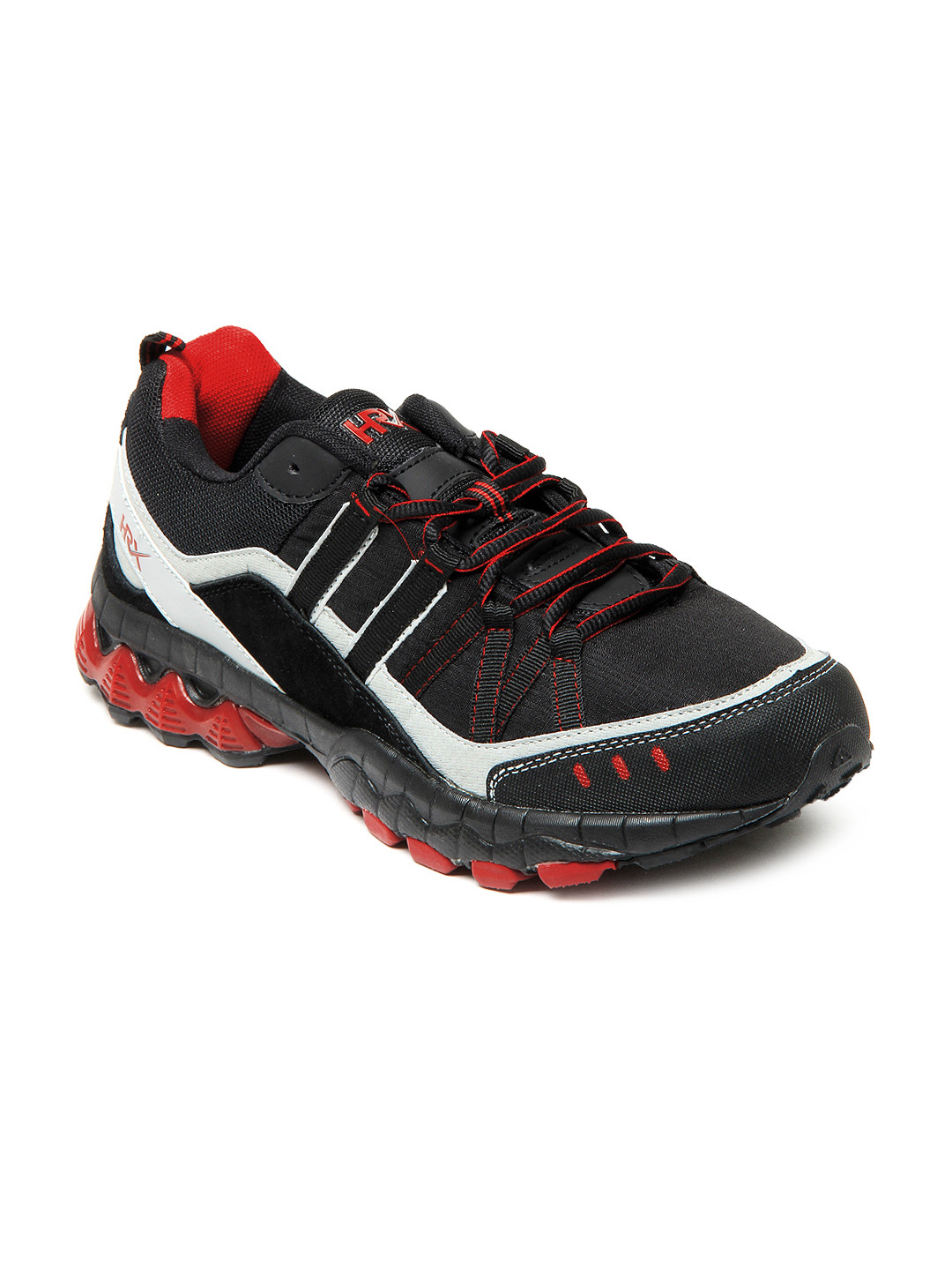 Buy HRX By Hrithik Roshan Men Black & Red Casual Shoes - Casual Shoes ...