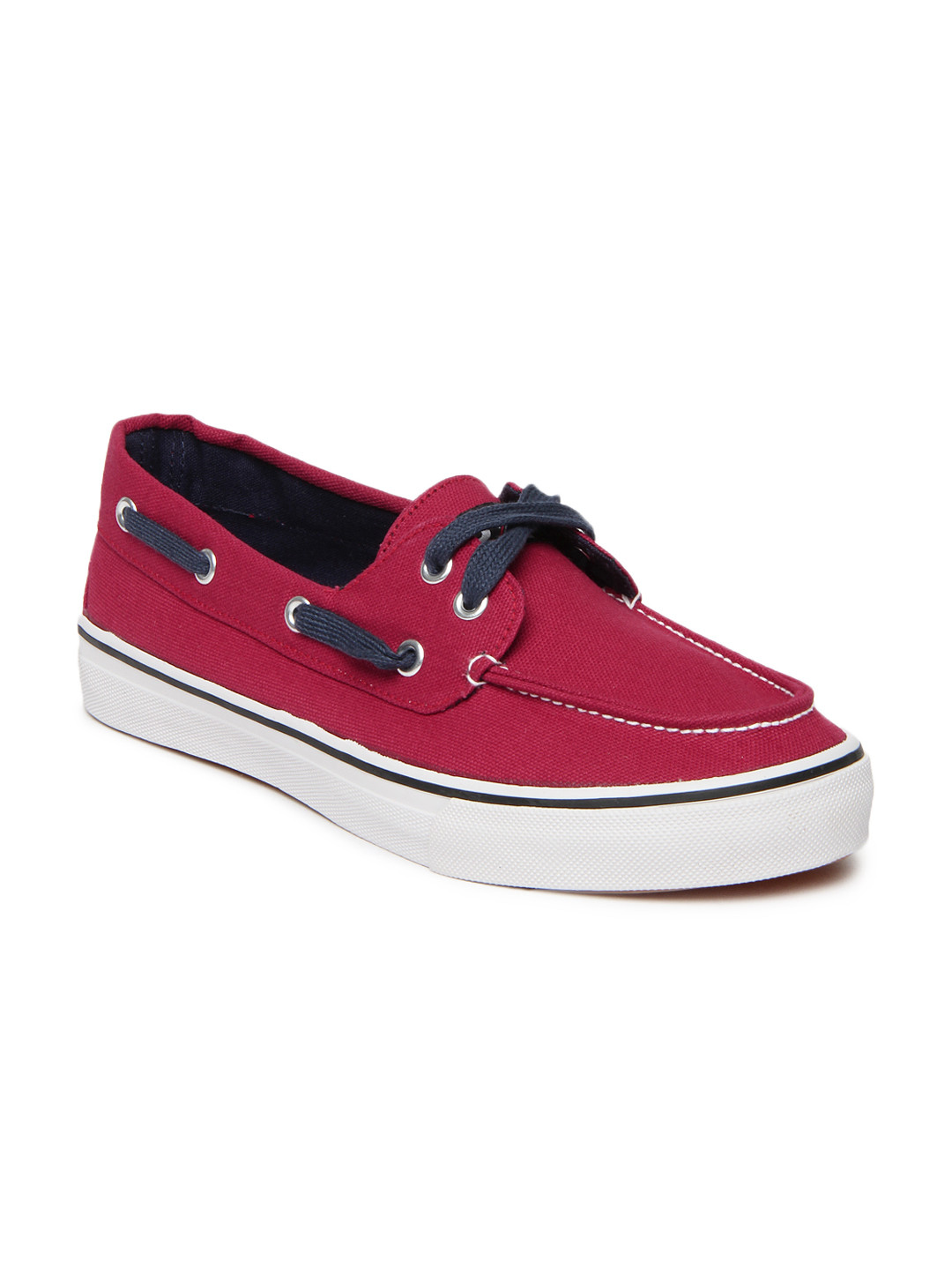 Buy HRX By Hrithik Roshan Men Red Boat Shoes - Casual Shoes for Men ...