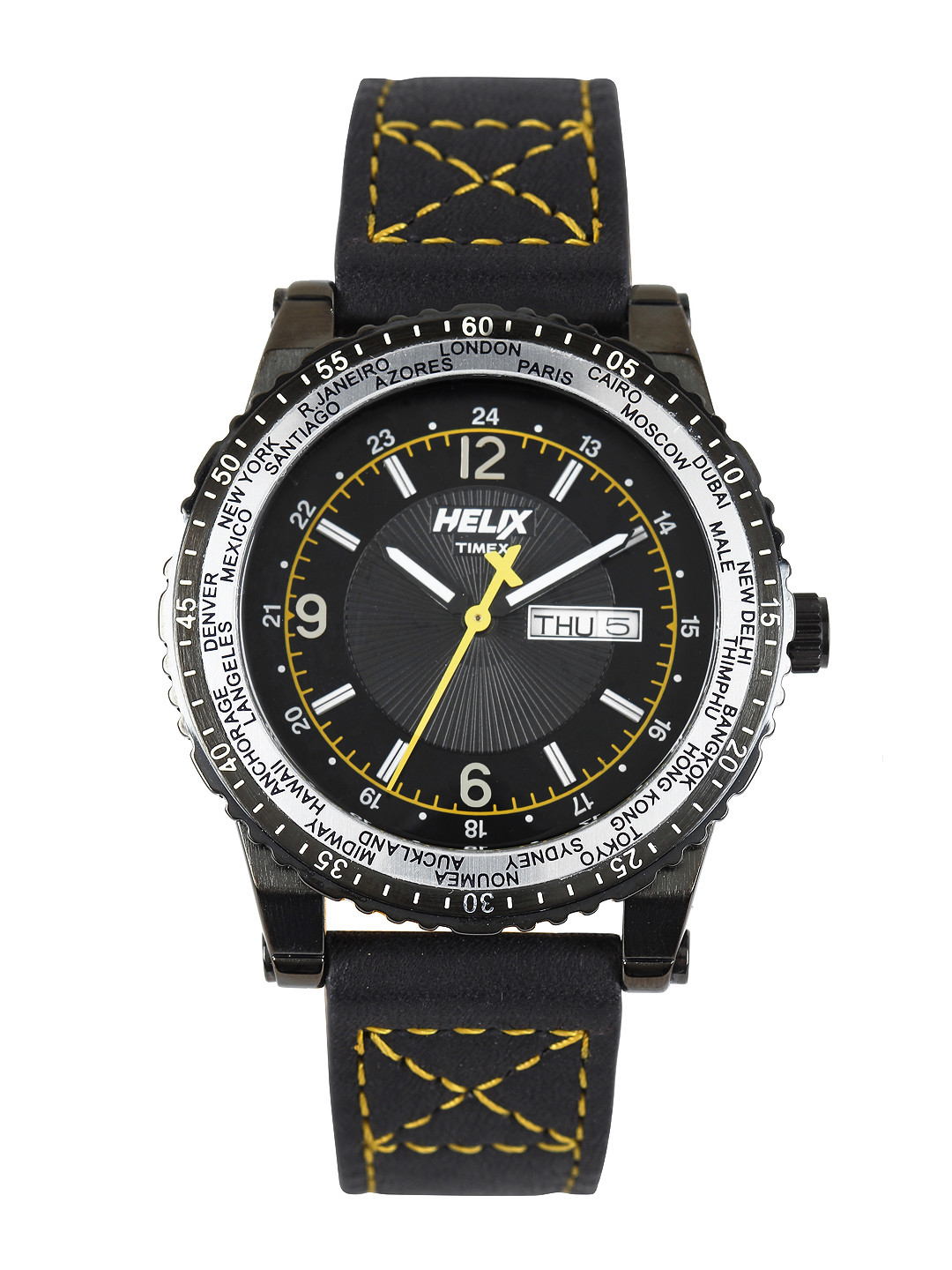 Buy Helix By Timex Men Black Dial Watch - Watches for Men 599994 | Myntra