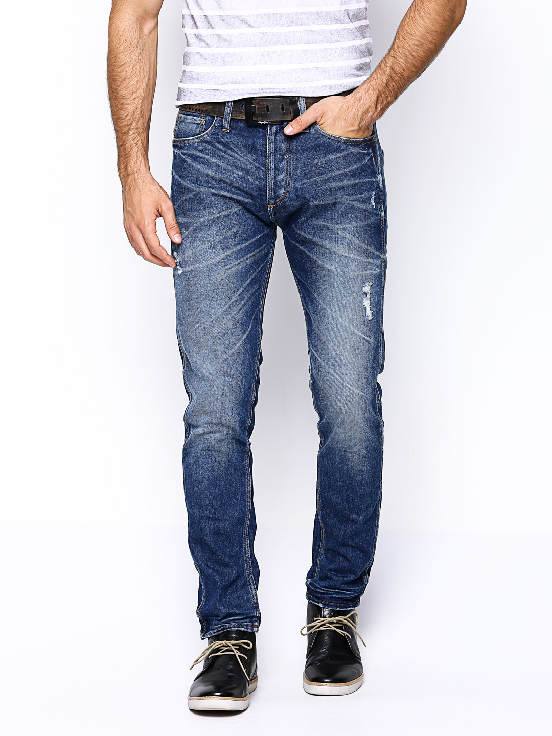 Buy Jack & Jones Blue Anti Fit Jeans - Jeans for Men 525795 | Myntra