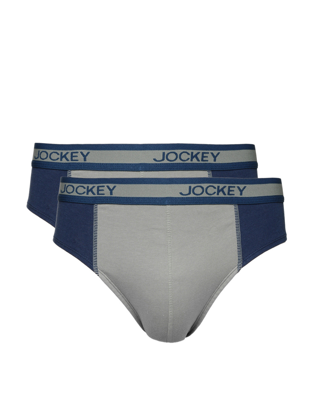 Buy Jockey ELANCE Men Blue Pack Of Two Briefs 1011 - Briefs for Men ...
